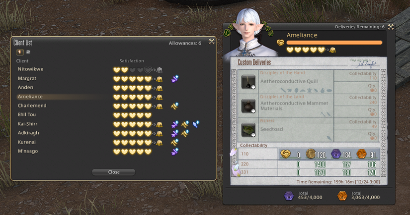 Where to unlock all custom deliveries in FFXIV