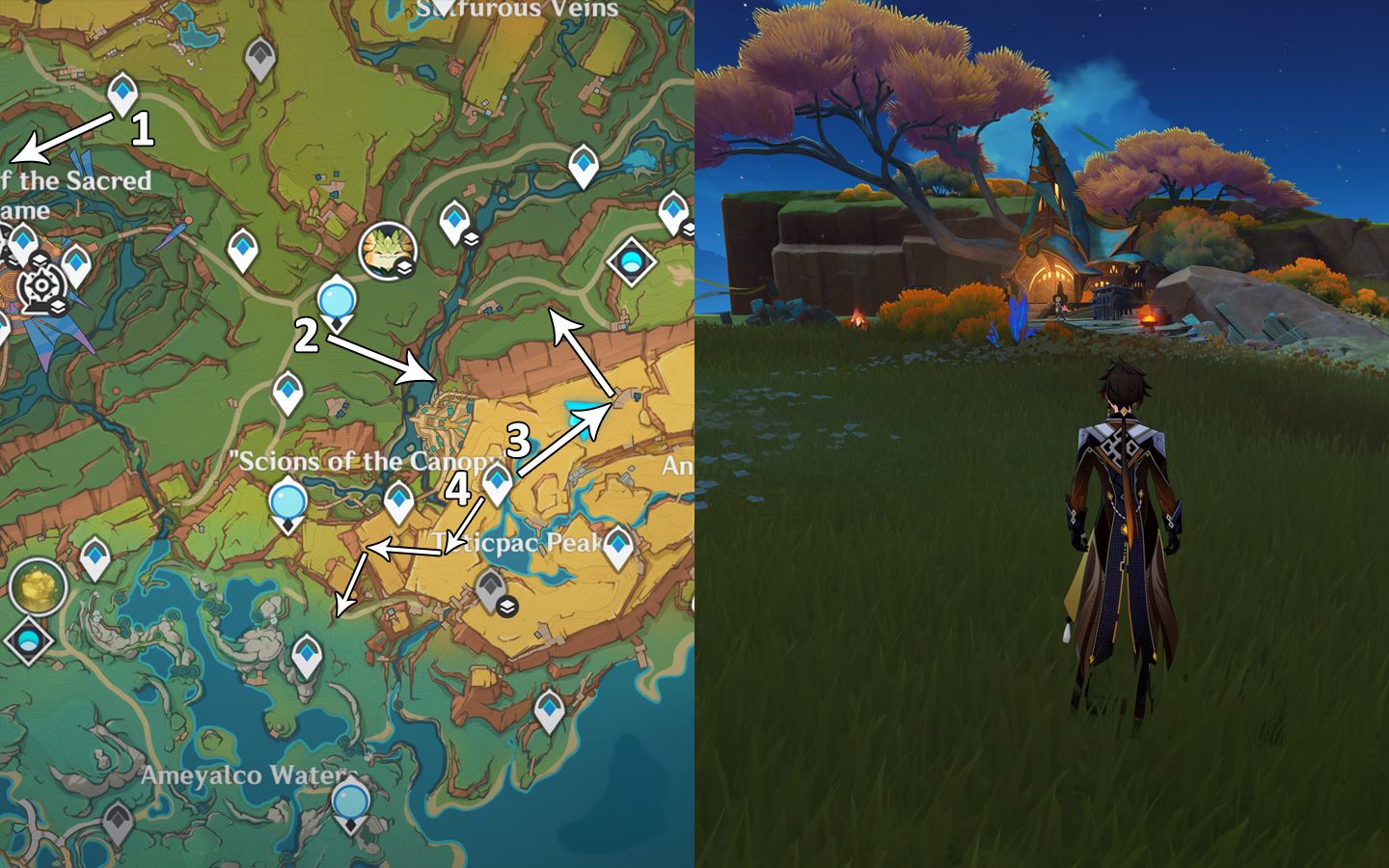 Where to find Embercore Flowers in Genshin Impact