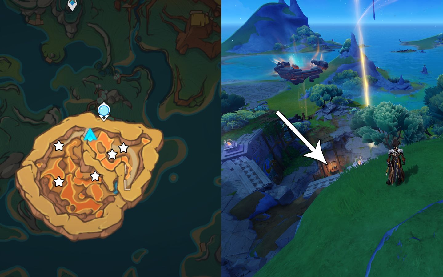 Where to find Embercore Flowers in Genshin Impact