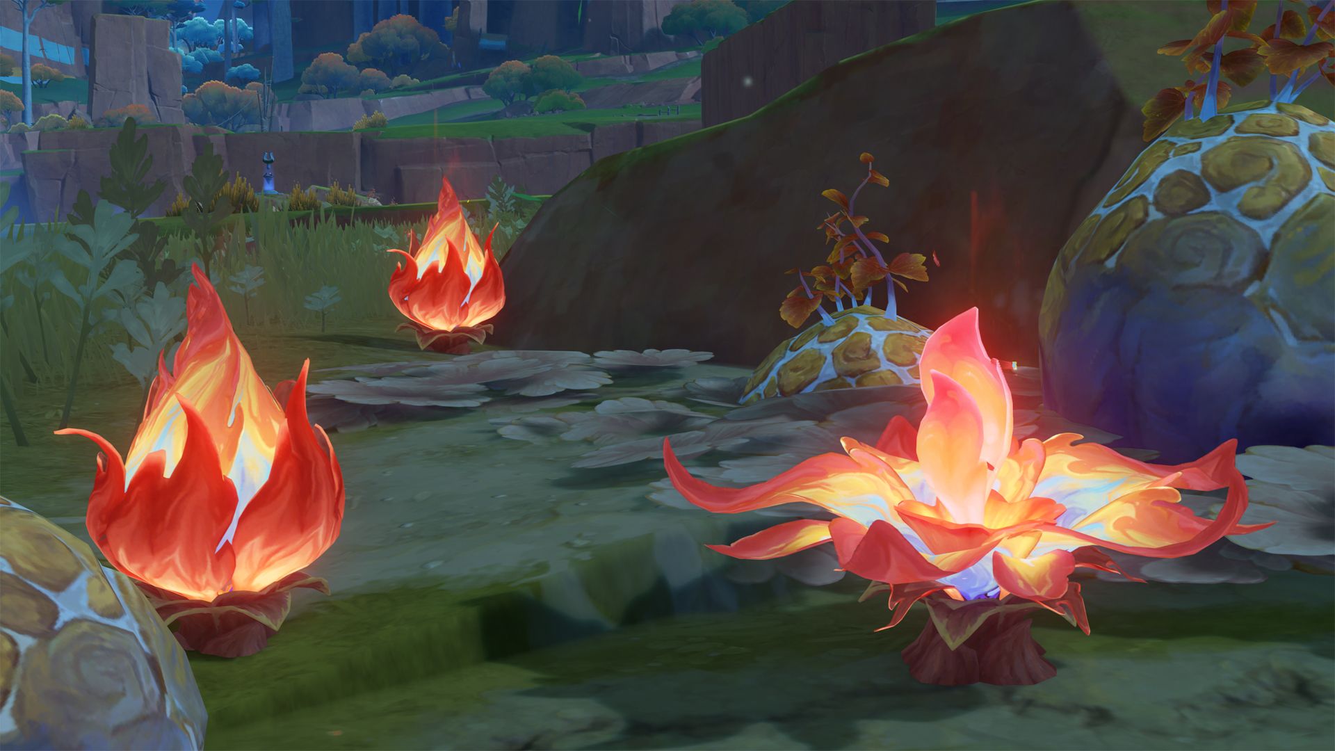 Where to find Embercore Flowers in Genshin Impact