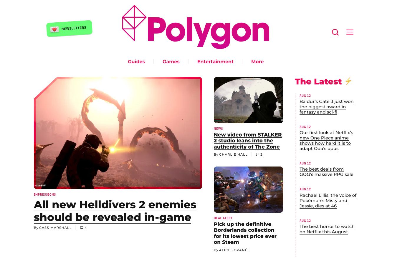 Why Polygon redesigned its site, and what it means for games coverage