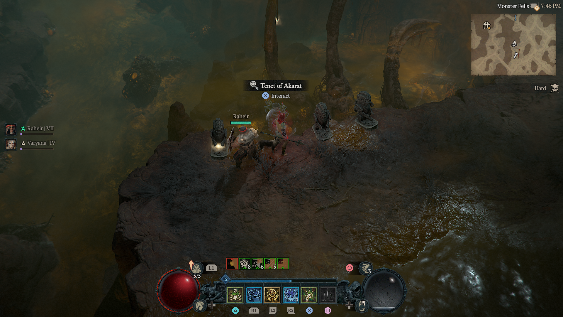 All Tenets of Akarat locations in Nahantu in Diablo 4
