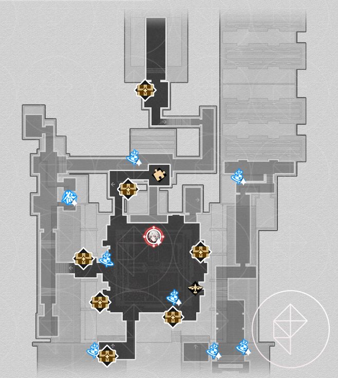 Honkai: Star Rail Xianzhou Luofu treasure chest locations and map