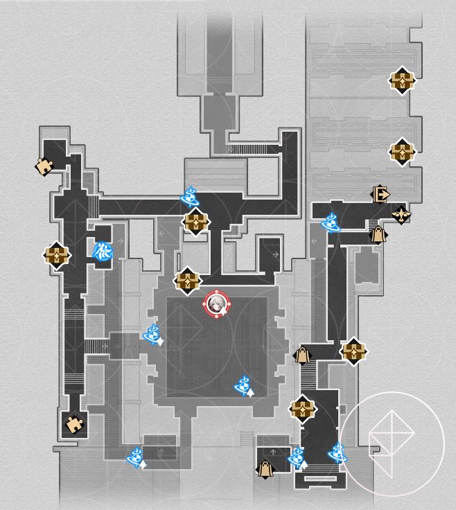 Honkai: Star Rail Xianzhou Luofu treasure chest locations and map