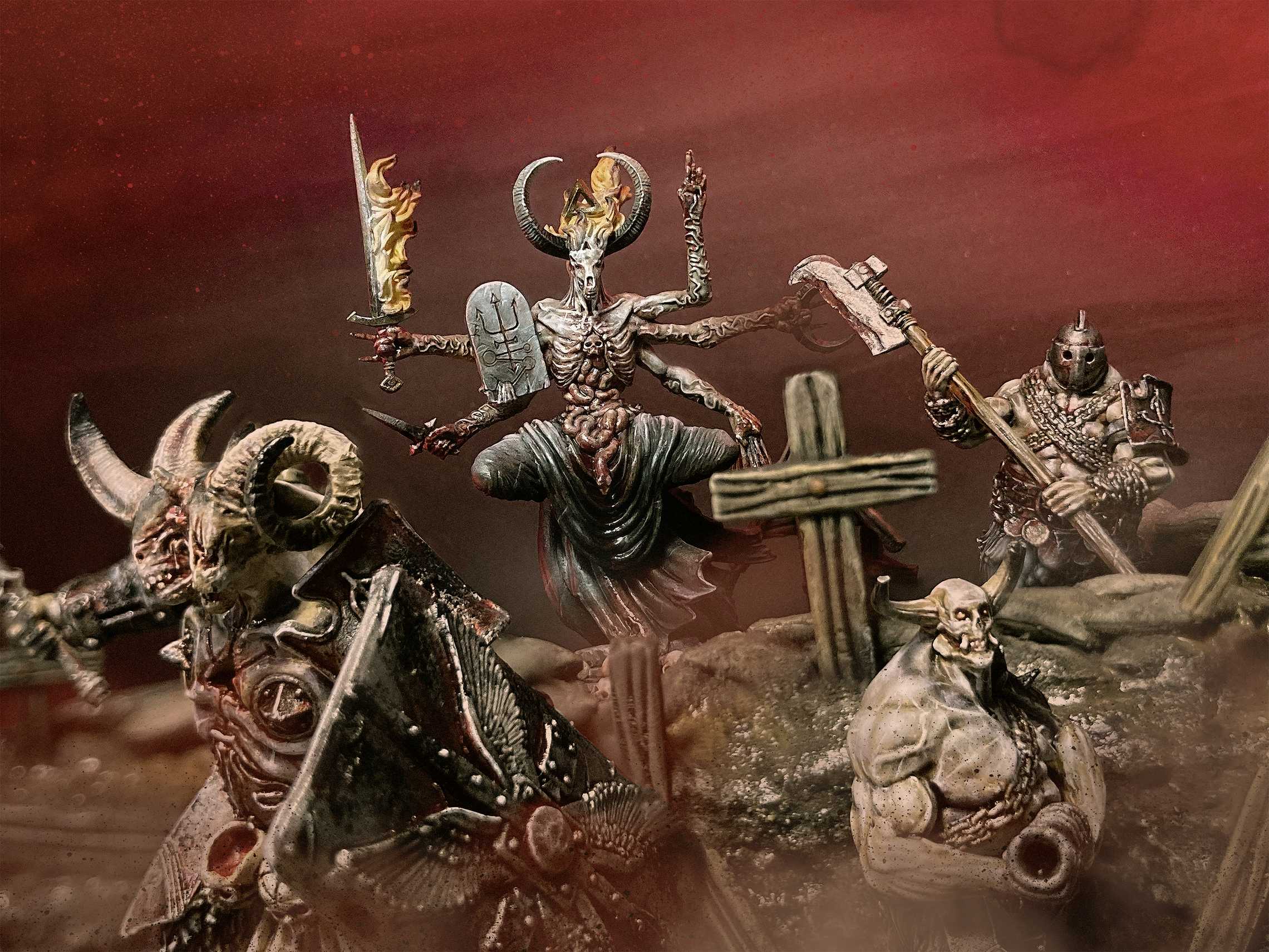 Trench Crusade unchains the grimmest, darkest sci-fi miniature universe