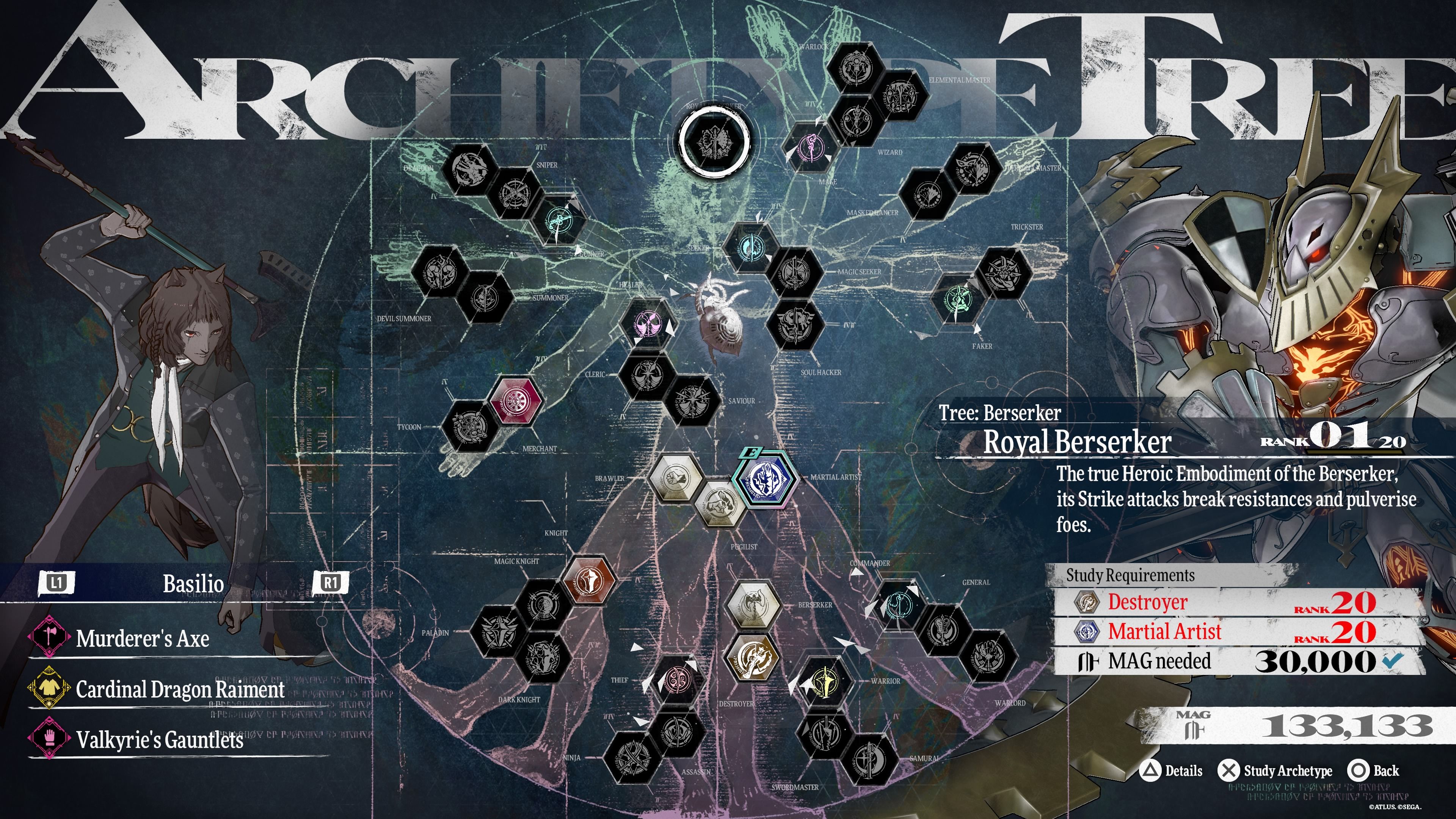 Best Archetypes for each party member in Metaphor ReFantazio