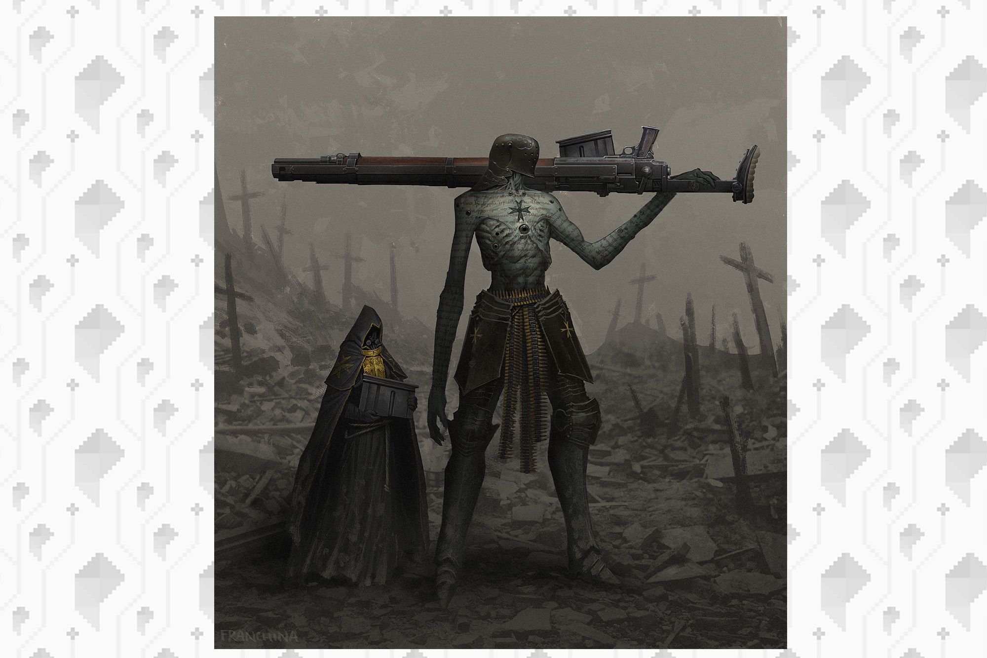 Trench Crusade unchains the grimmest, darkest sci-fi miniature universe