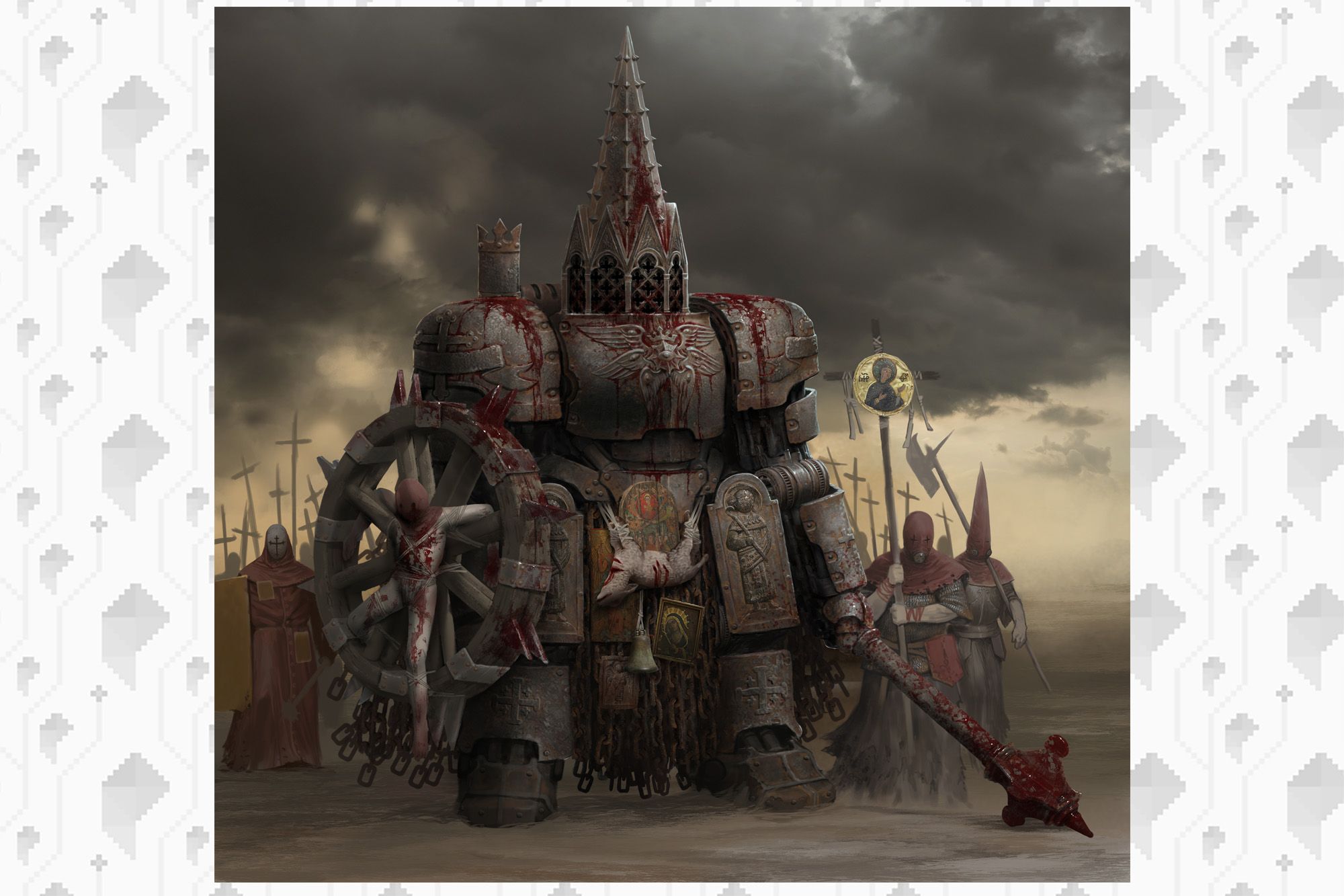 Trench Crusade unchains the grimmest, darkest sci-fi miniature universe