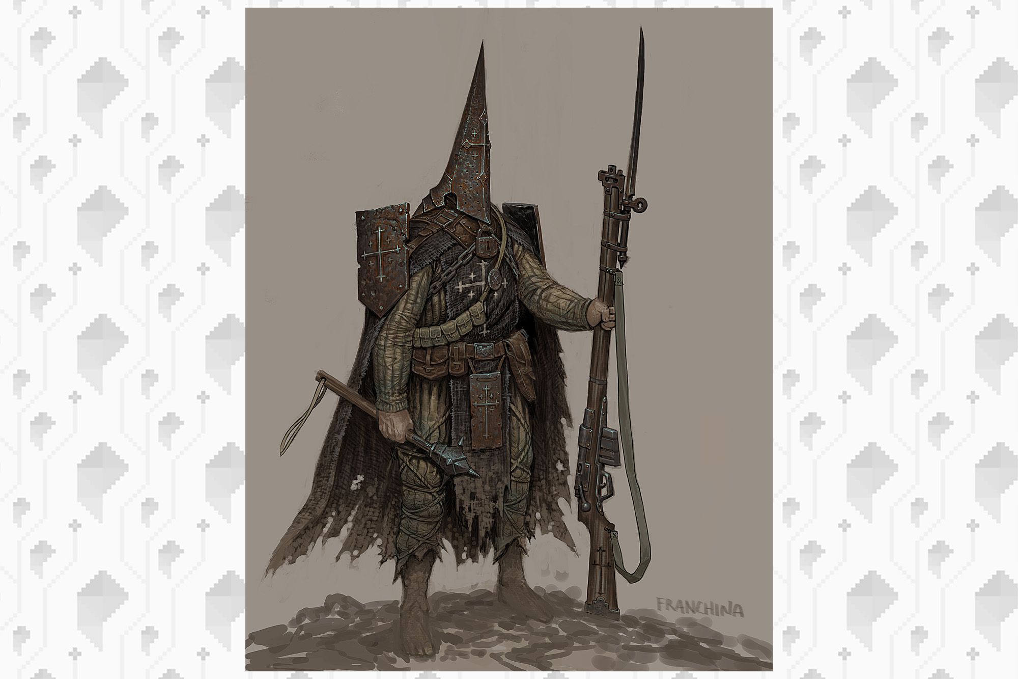 Trench Crusade unchains the grimmest, darkest sci-fi miniature universe
