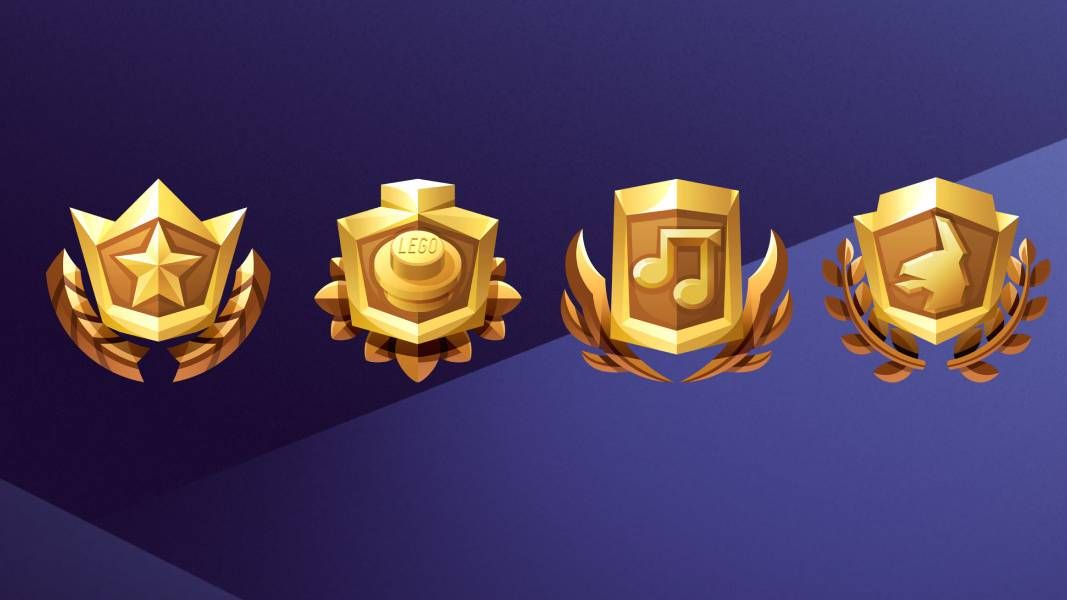 The Fortnite Crew battle pass emblems