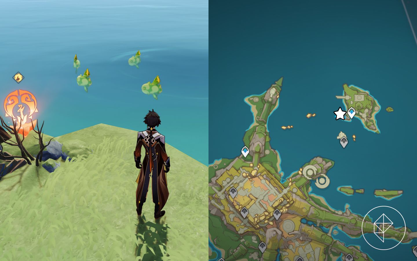 All fishing spots in Genshin Impact