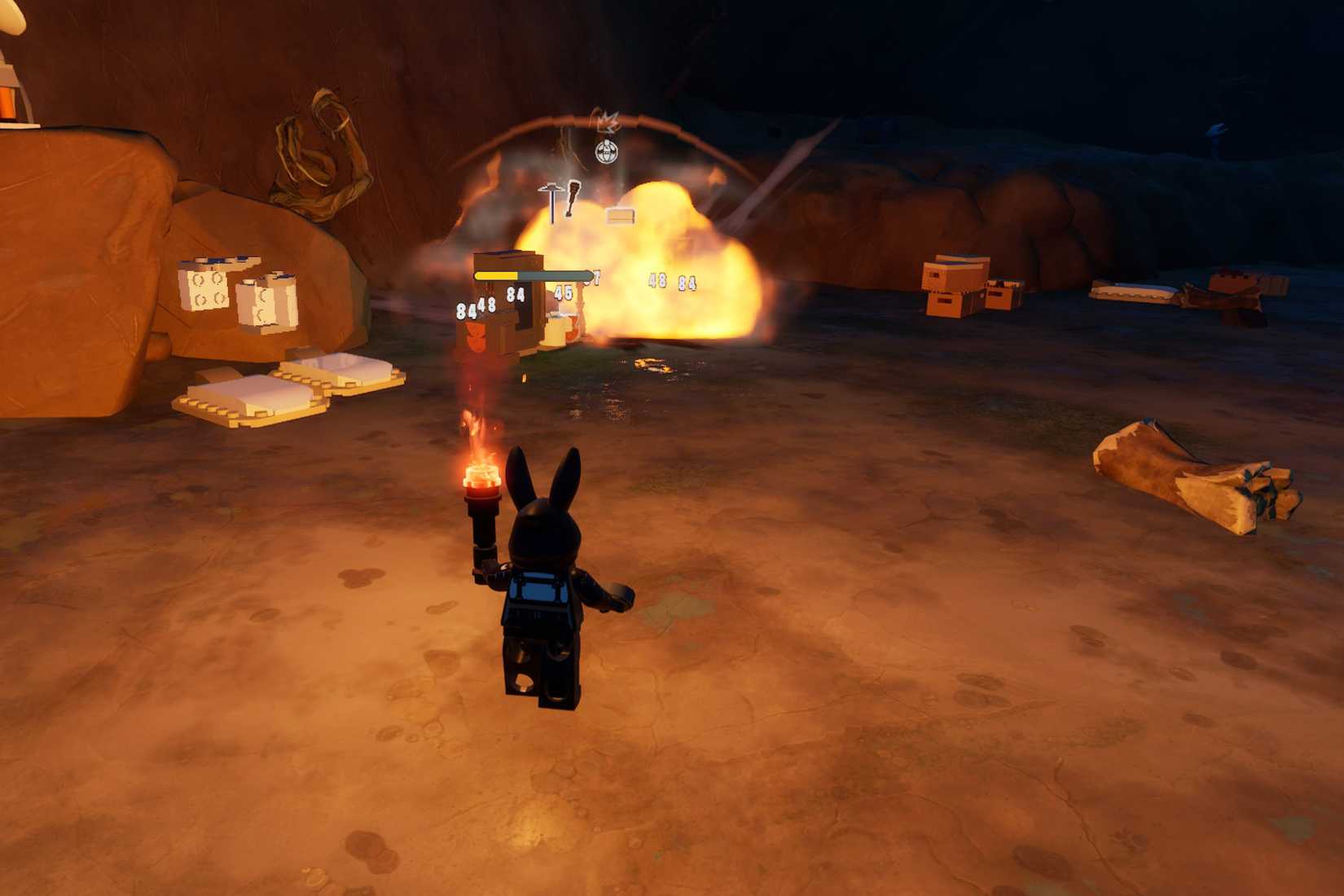 Where to find blast cores in Lego Fortnite Odyssey