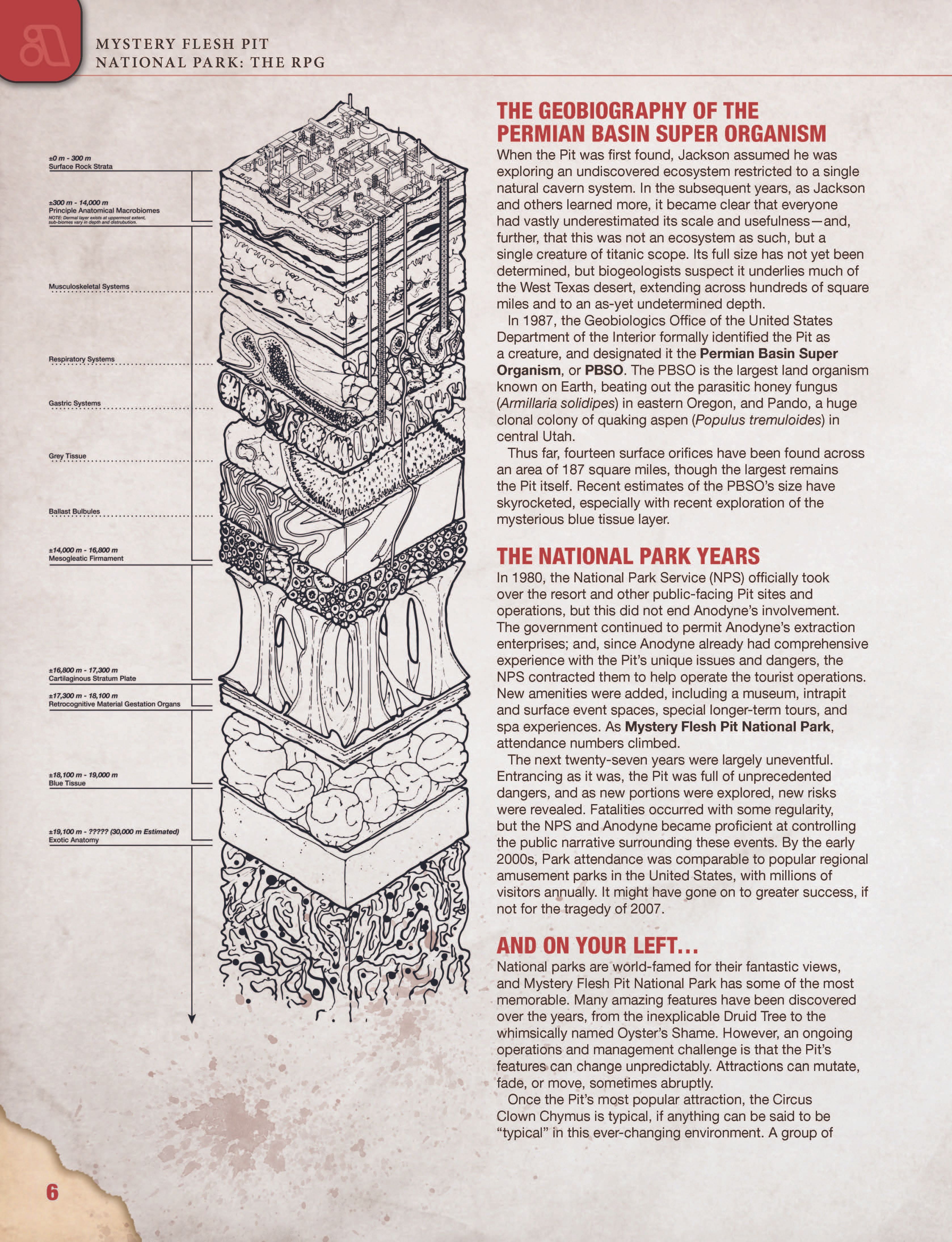 Cinch up your waders, the Mystery Flesh Pit RPG is finally open
