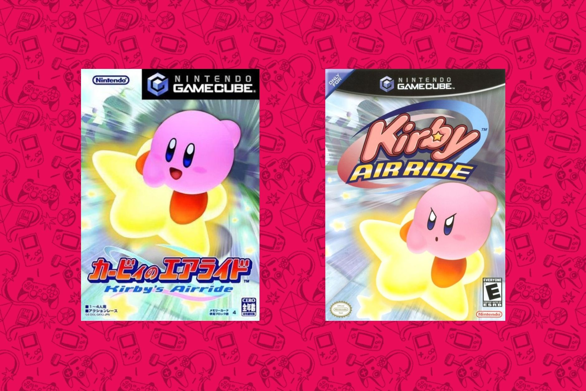 Why is Kirby angry in US box art?