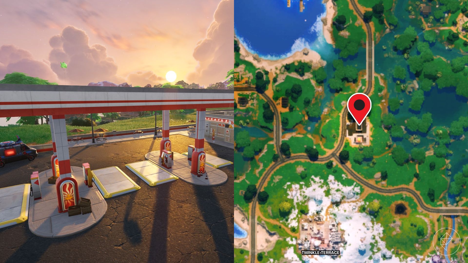 All Gas Station locations in Fortnite