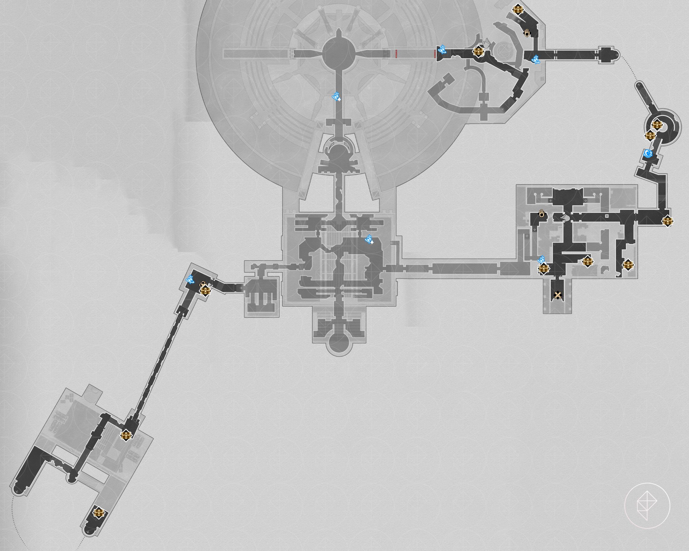 Honkai: Star Rail Amphoreus treasure chest areas and map | Gamer Life Media