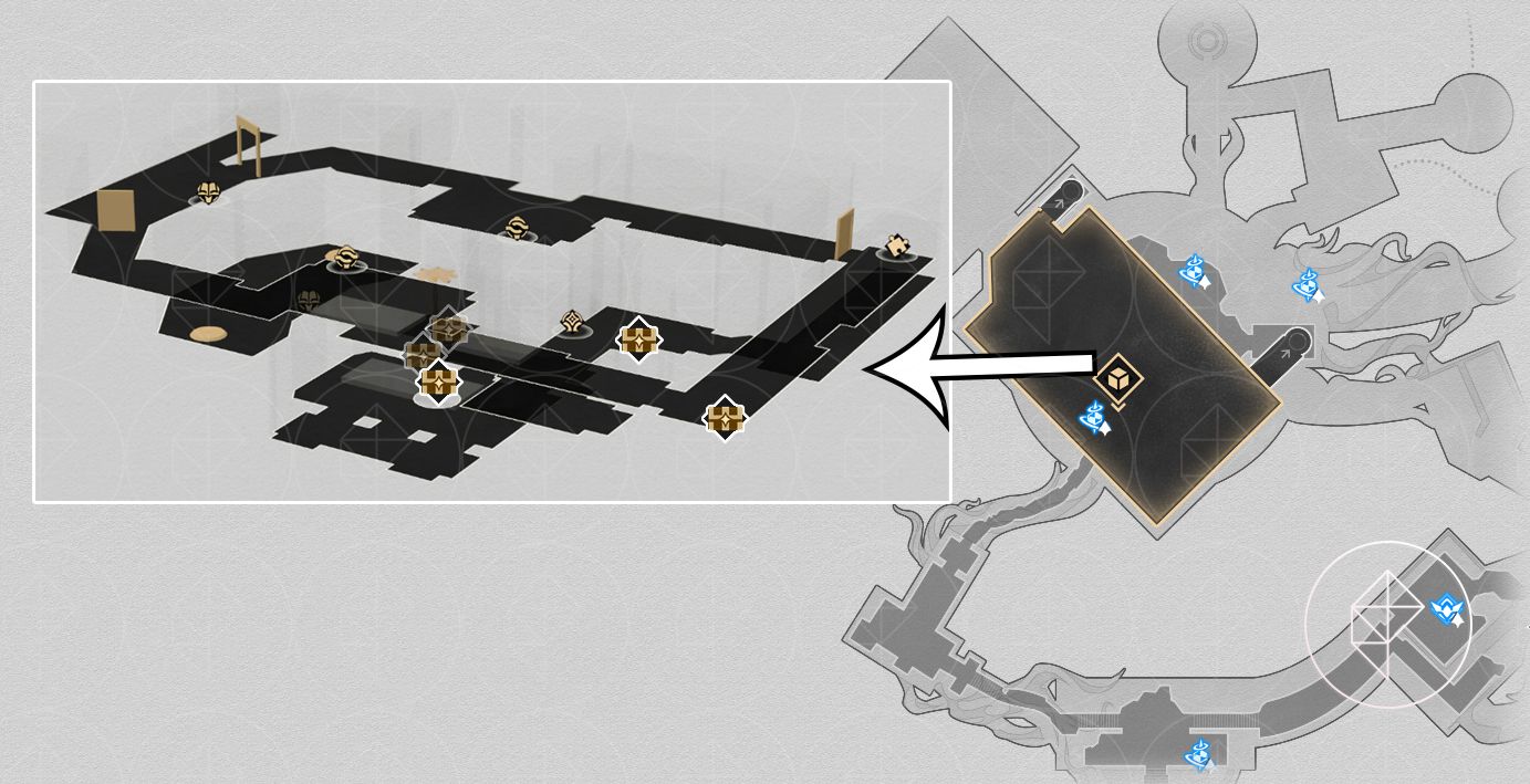 Honkai: Star Rail Amphoreus treasure chest locations and map