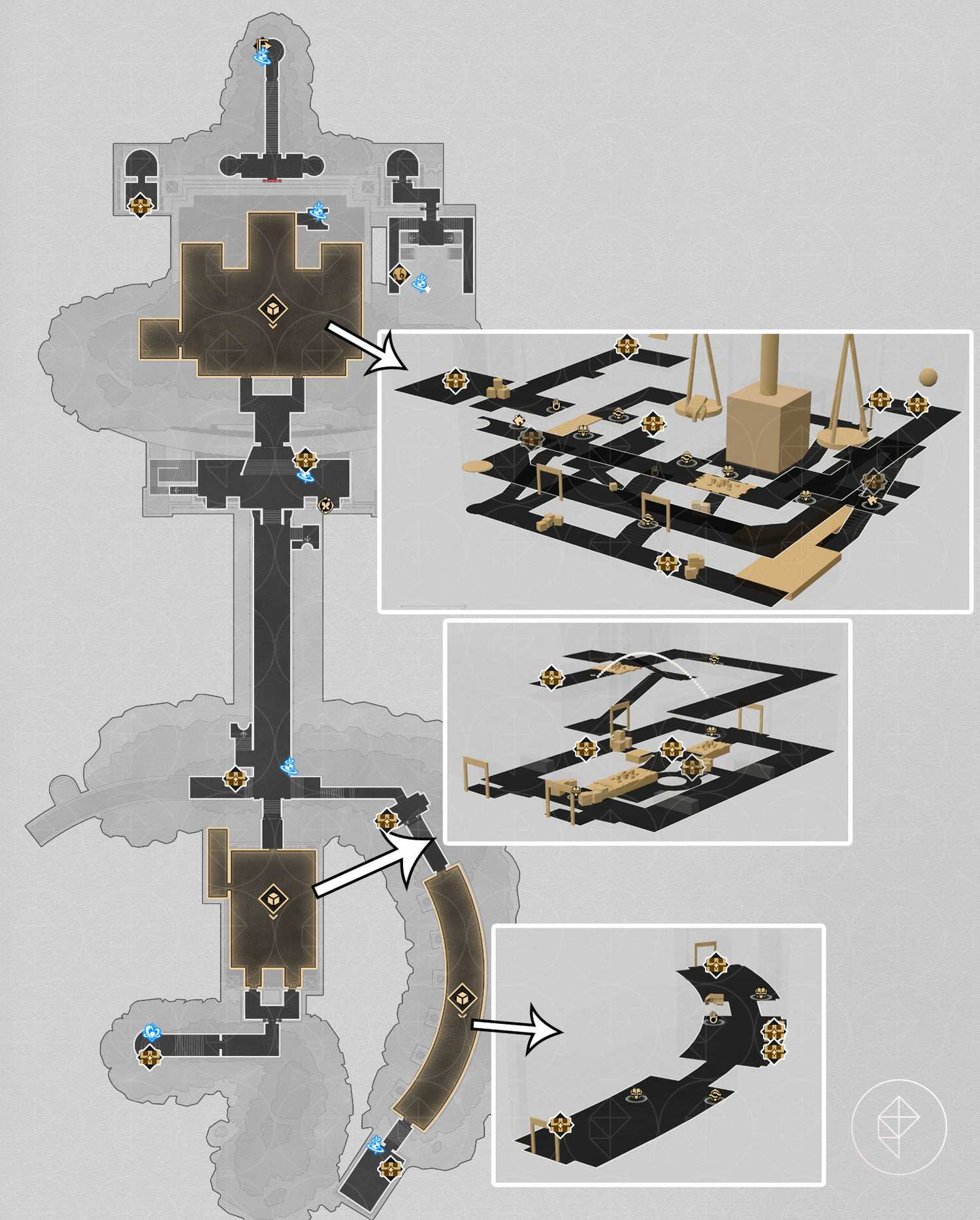 Honkai: Star Rail Amphoreus treasure chest locations and map