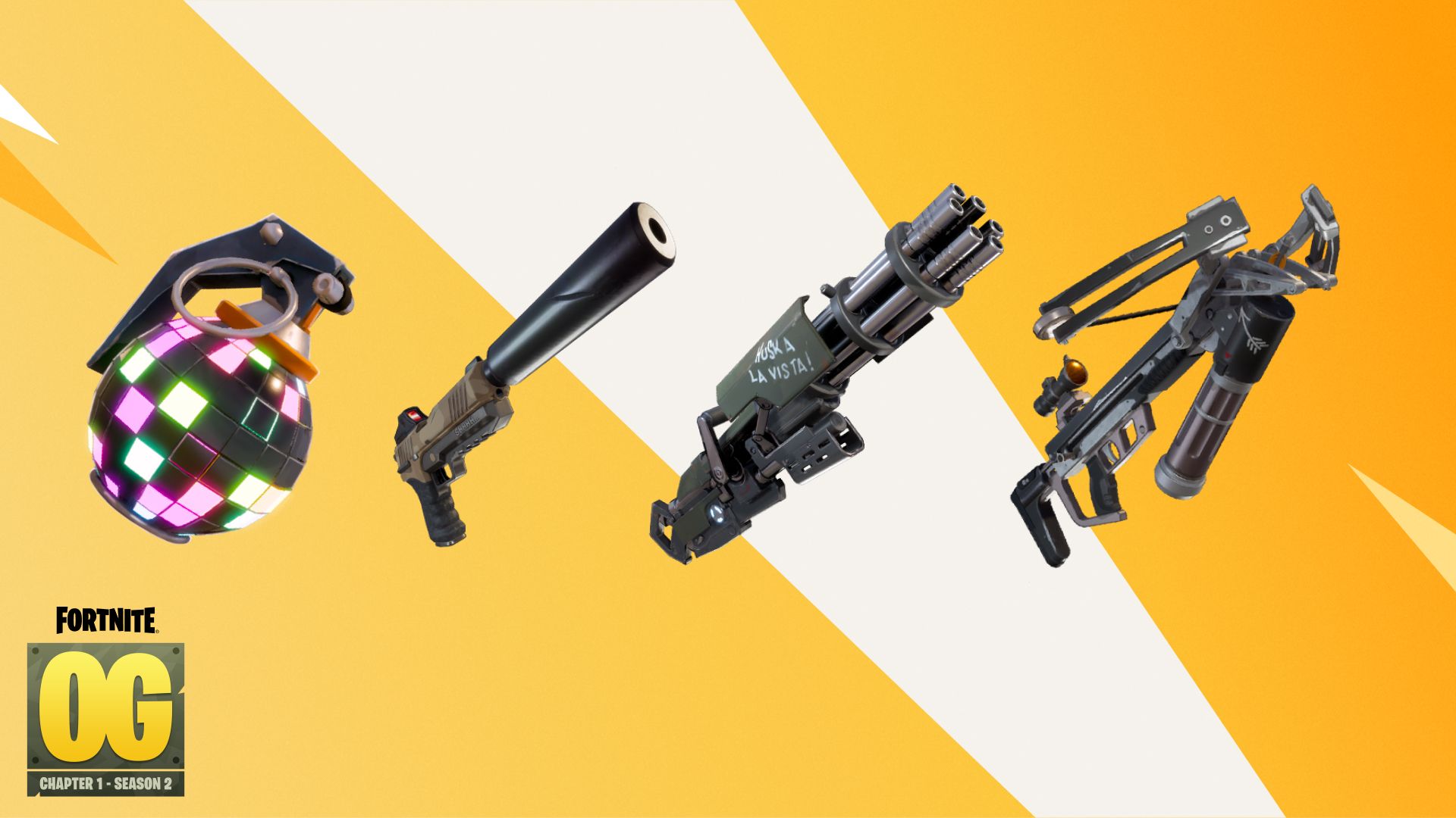 Fortnite OG Season 2 new map and weapon loot pool