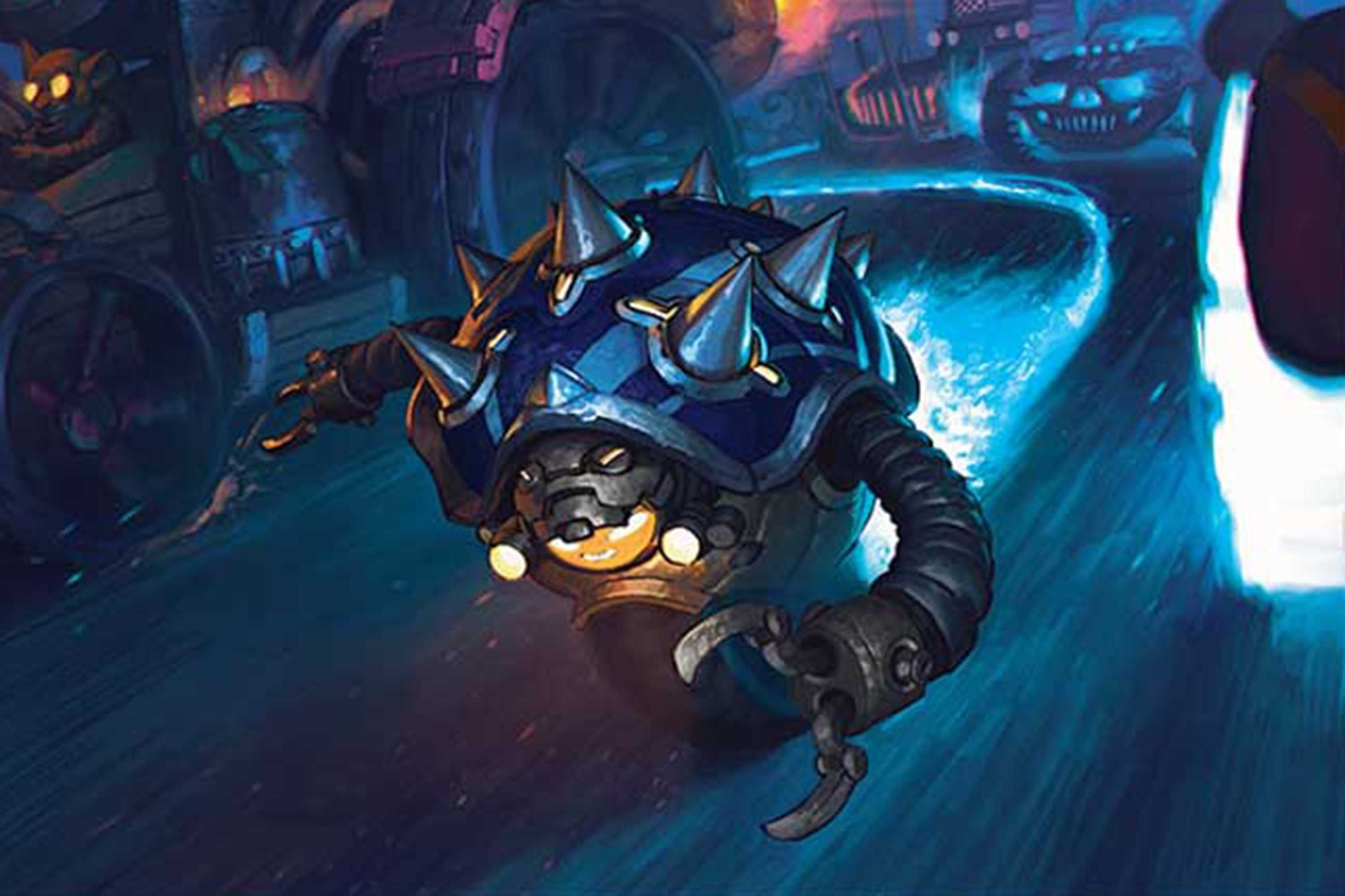 MTG Aetherdrift is about racing carts, so here’s a blue shell