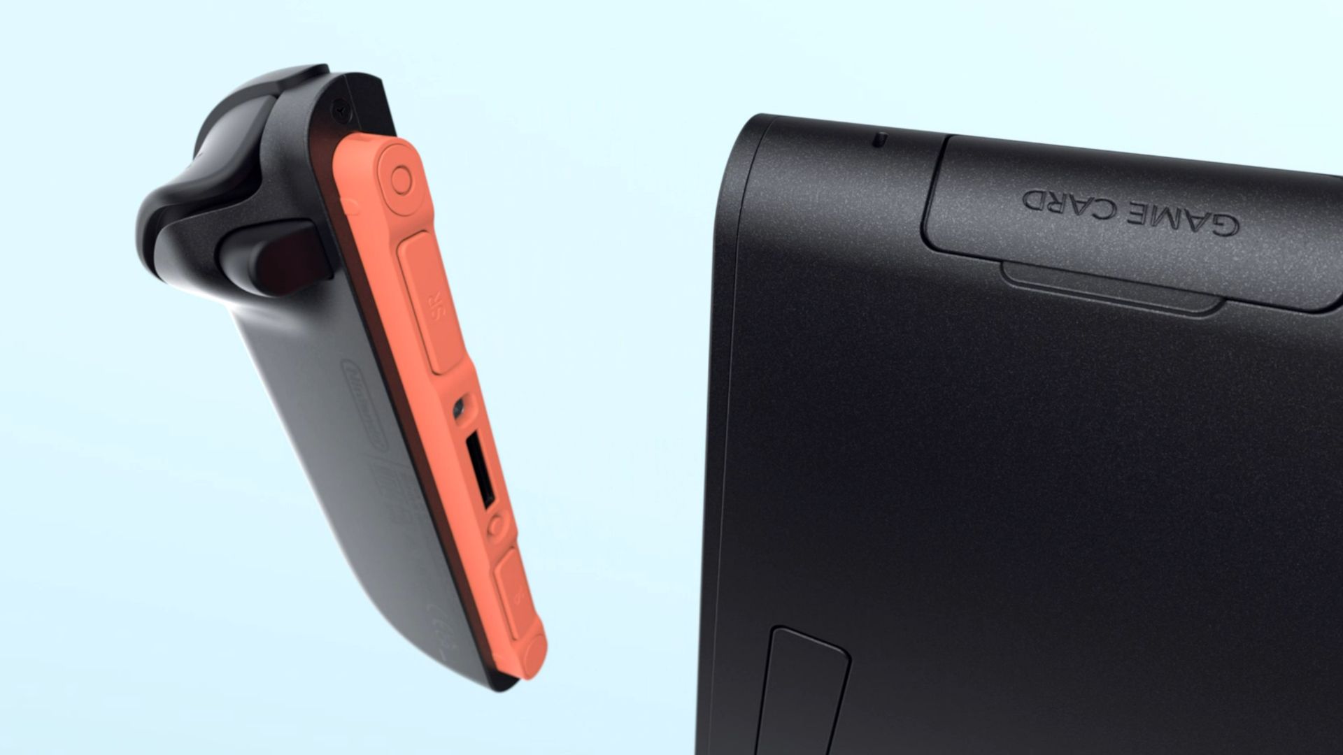 Switch 2 Joy-Cons detach with a big button on the back