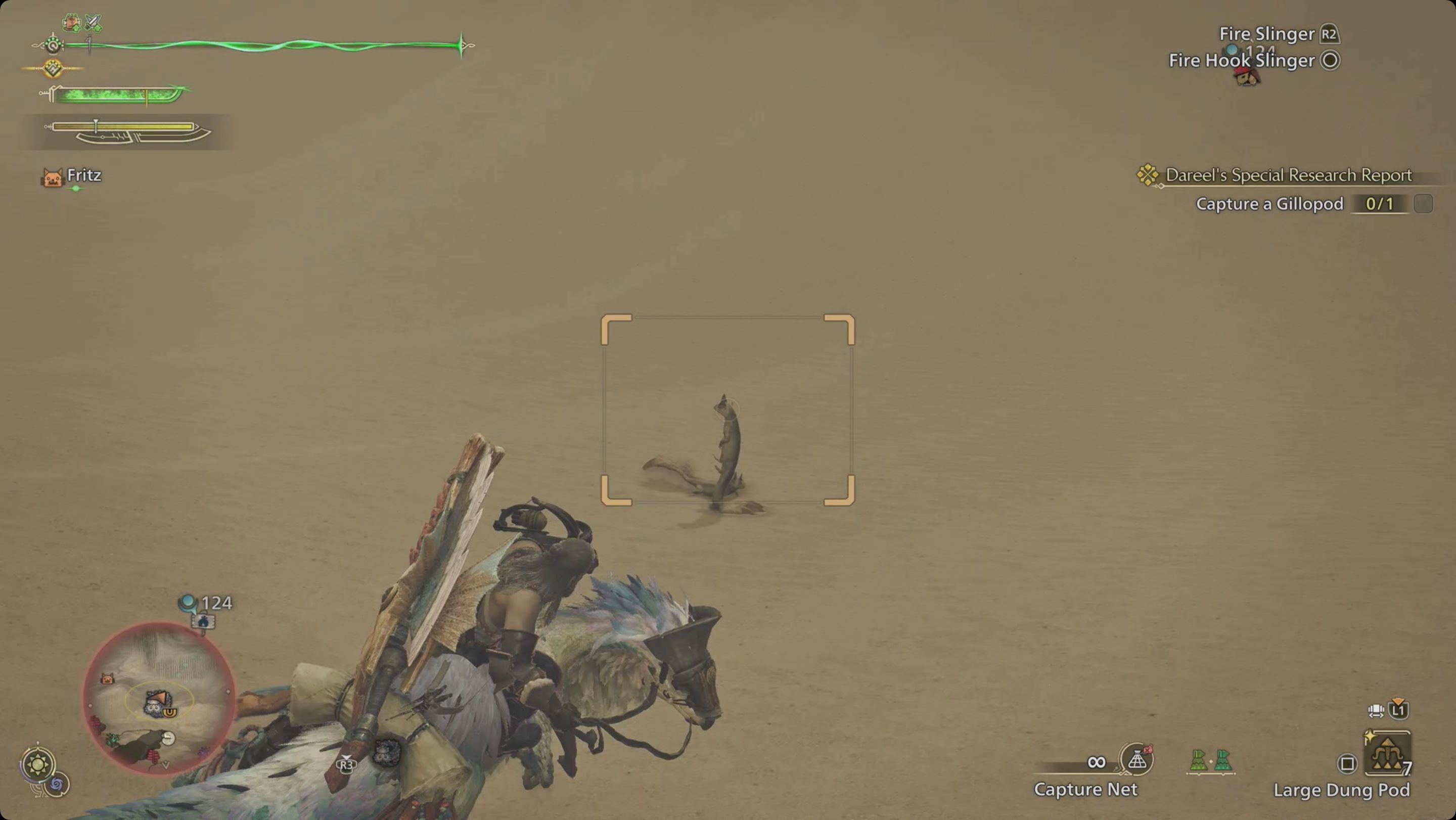 How to find a tracktail lizard location in Monster Hunter Wilds