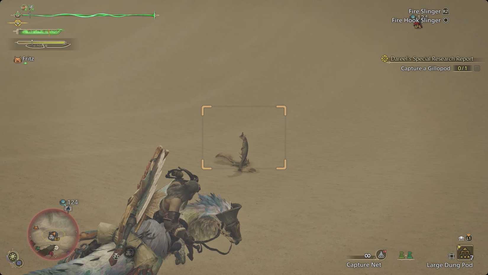 How to find a tracktail lizard location in Monster Hunter Wilds