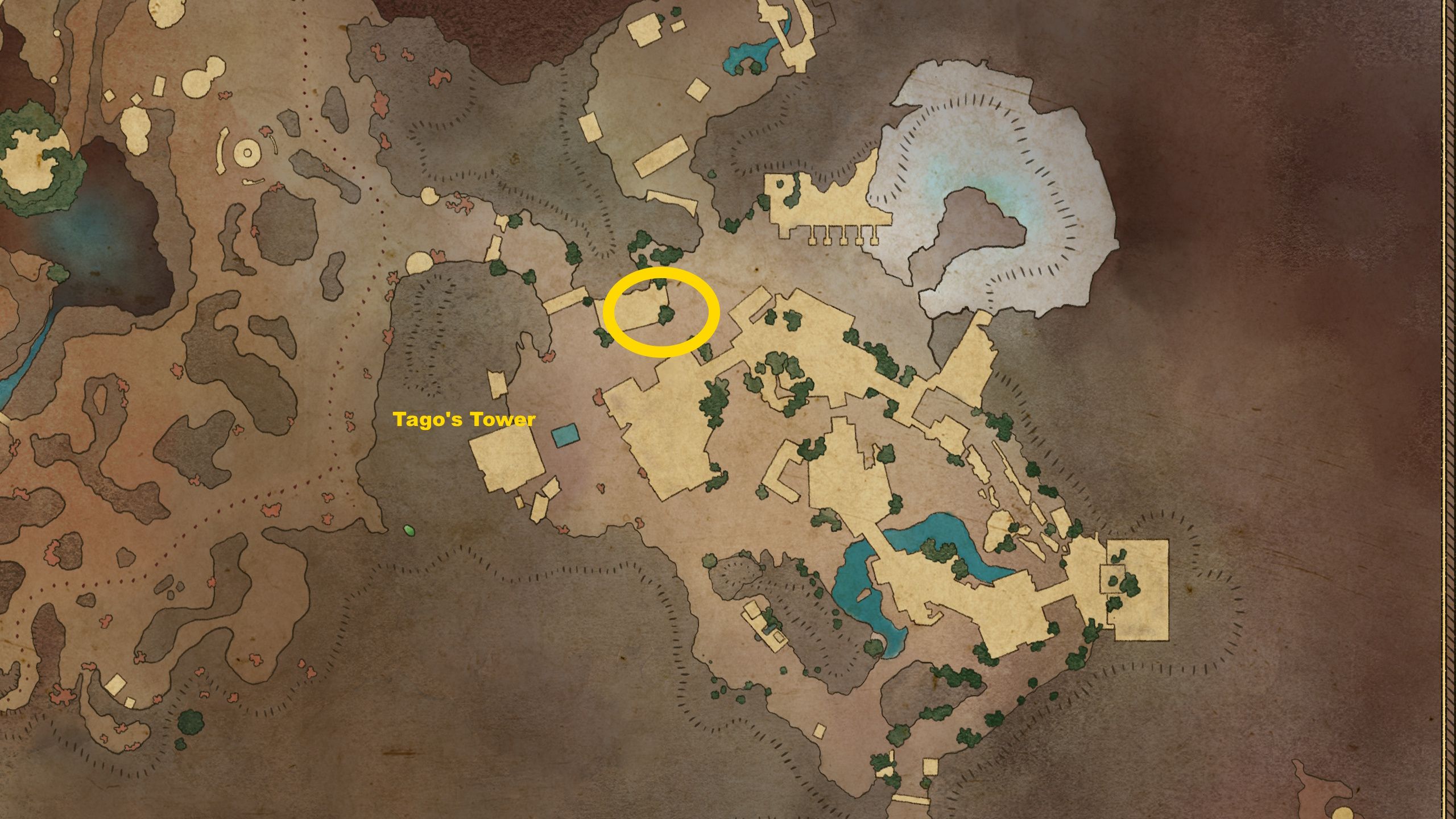 Dead Man's Mail treasure map location and solution in Avowed