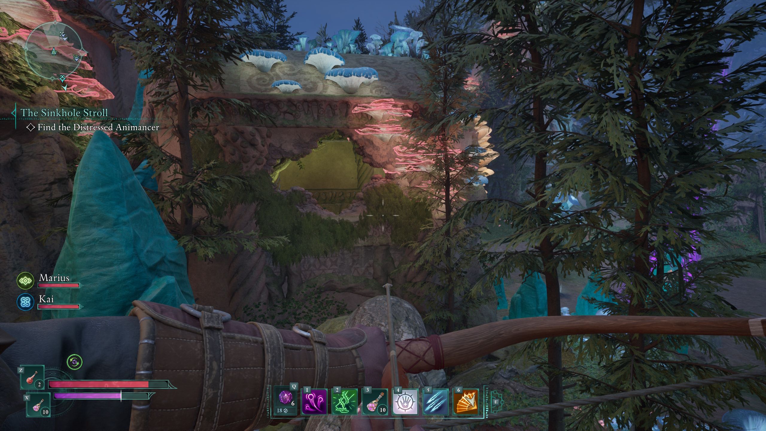 Earthly Aegis treasure map location and solution in Avowed