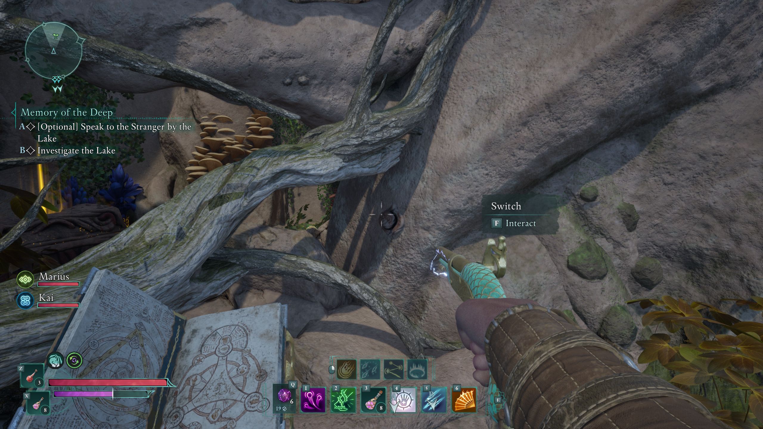 Earthly Aegis treasure map location and solution in Avowed
