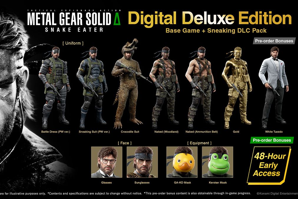Metal Gear Solid Delta Snake Eater pre-order perks, editions, and more