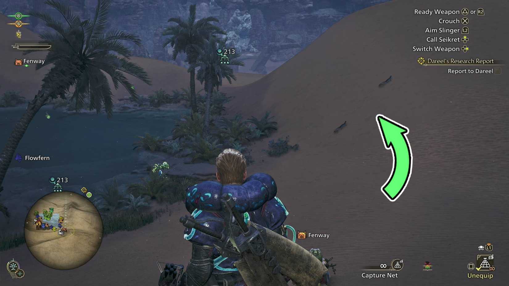 How to find a tracktail lizard location in Monster Hunter Wilds