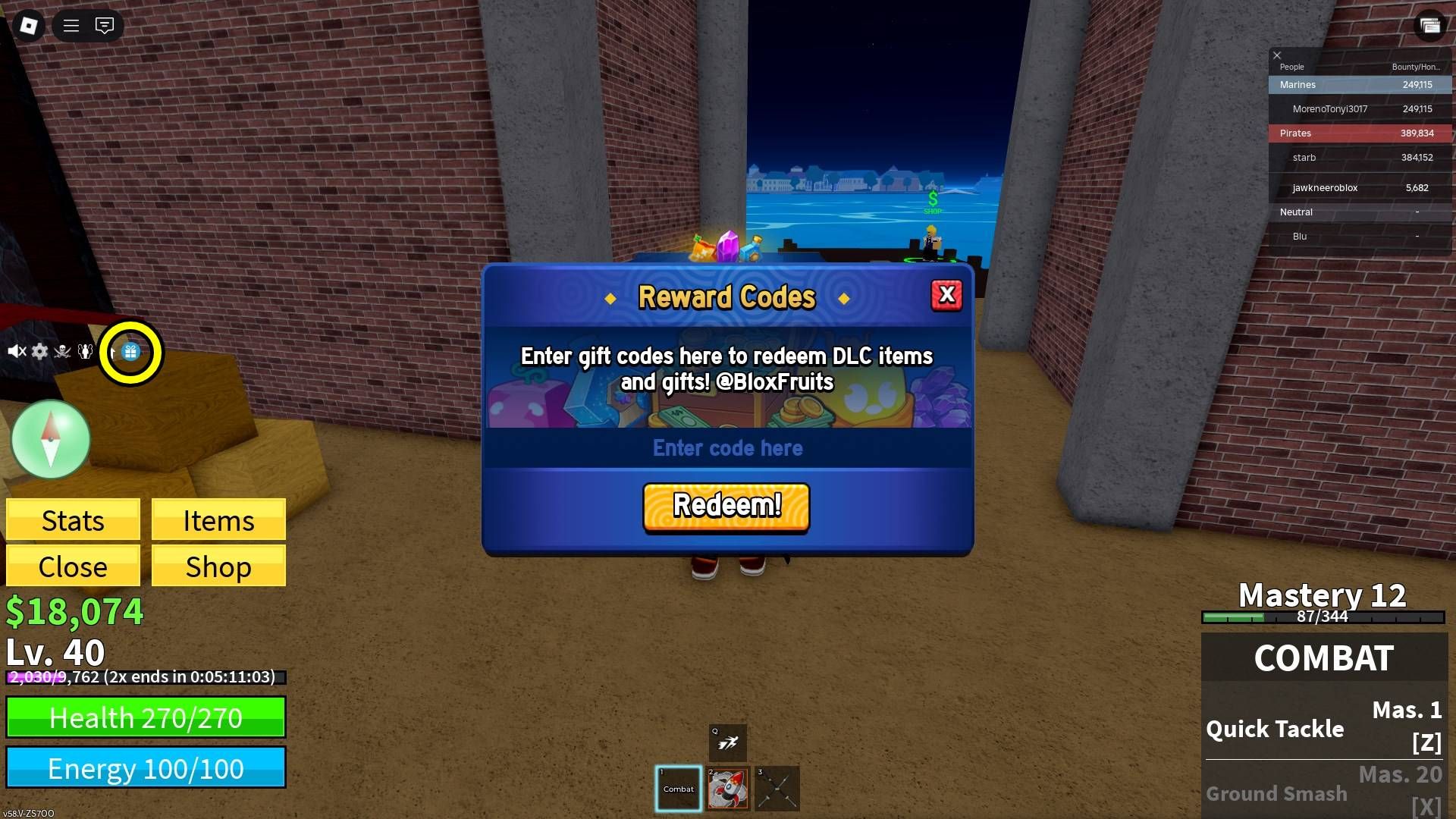 Blox Fruits codes for May 2025