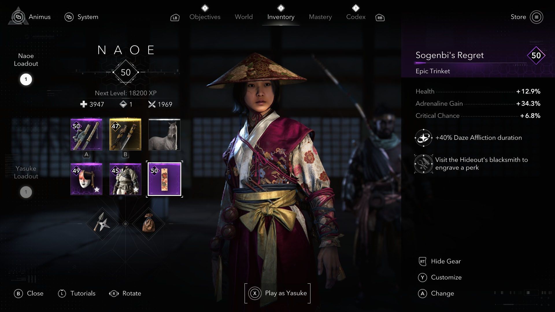 What is the max level cap in Assassin’s Creed Shadows?