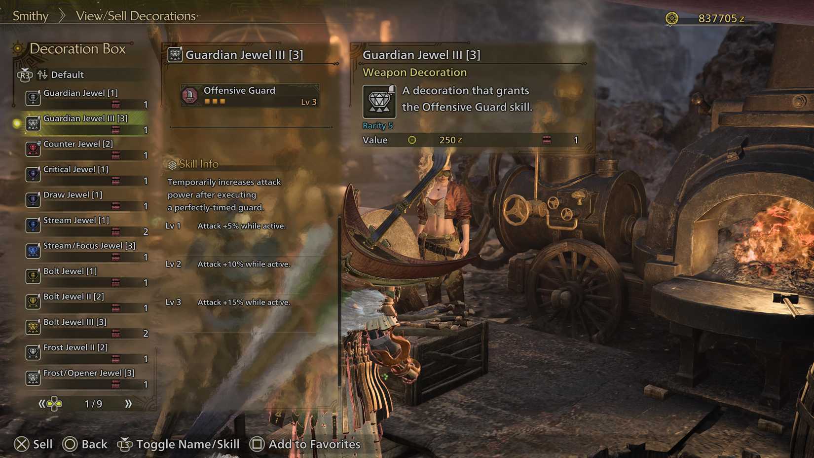 How to equip decorations in Monster Hunter Wilds