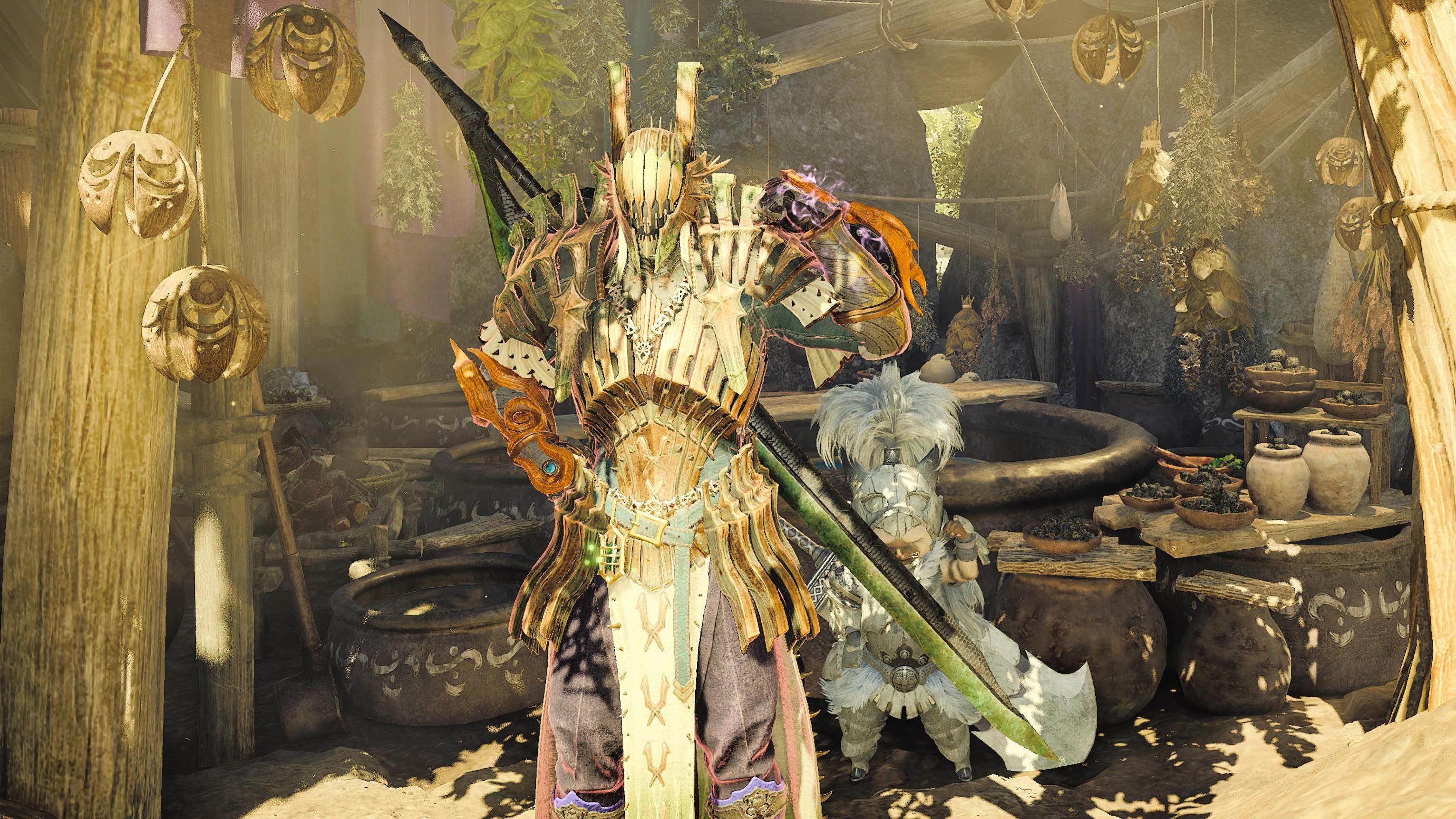 How to equip decorations in Monster Hunter Wilds
