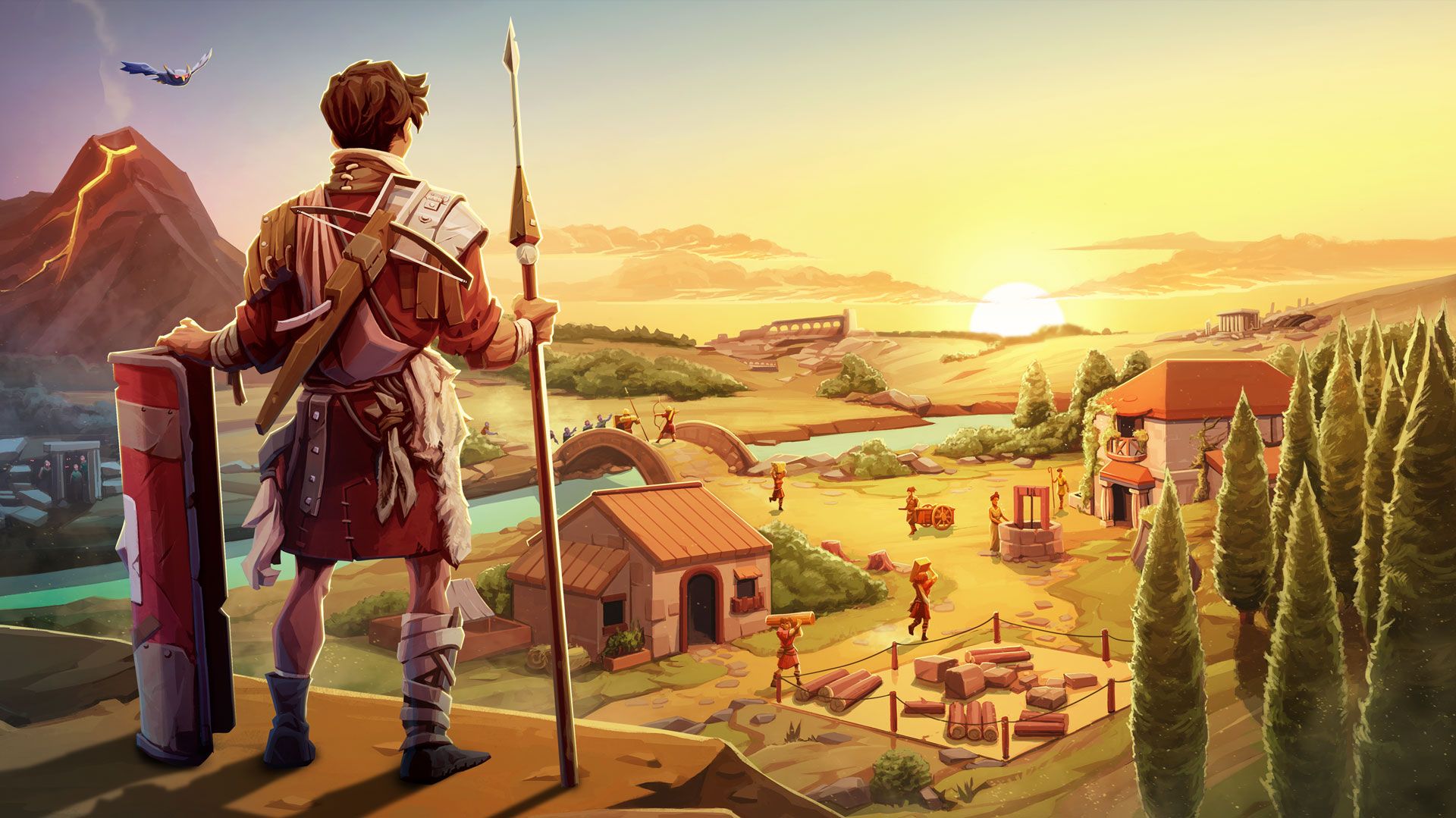 Romestead is a newly revealed fantasy survival crafter with 2D graphics