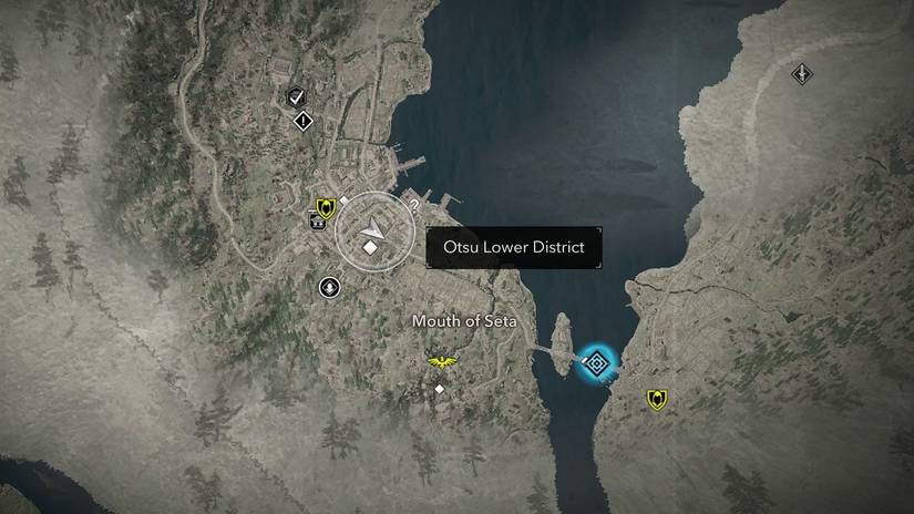 ‘An Evening in Otsu’ walkthrough, Aoi location in AC Shadows