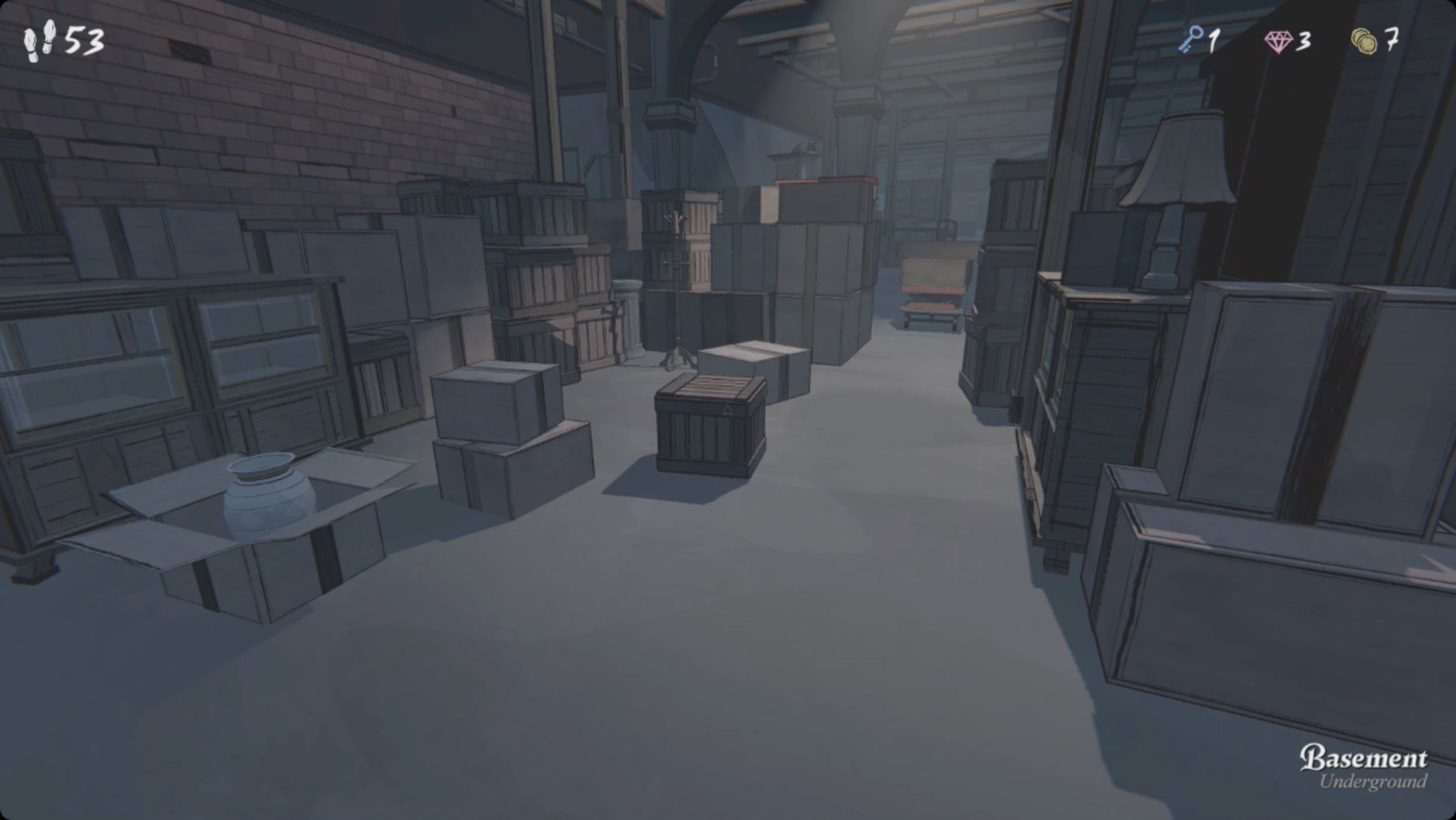 Full Basement map and walkthrough in Blue Prince