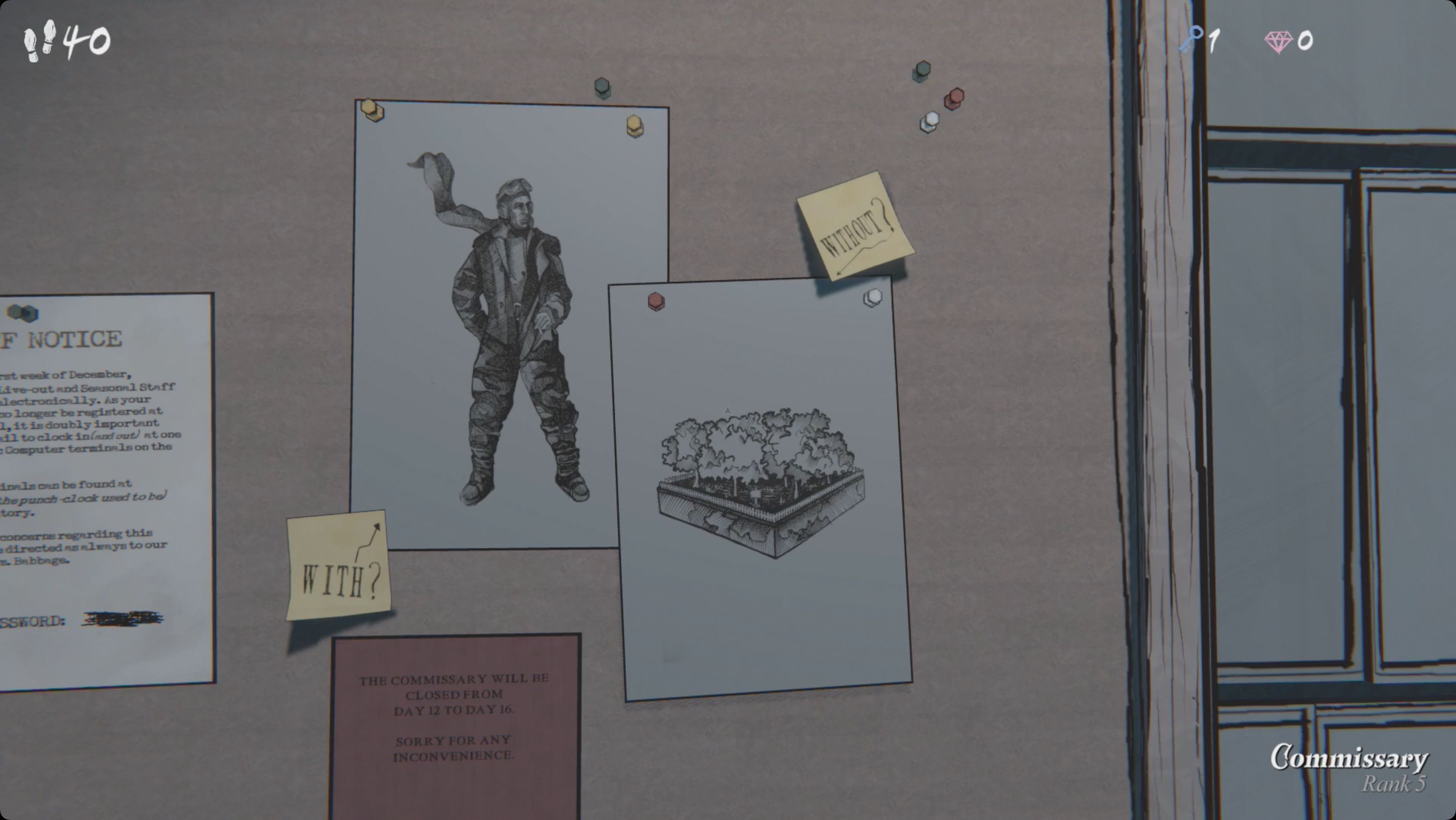 How to solve the two pictures puzzle in Blue Prince