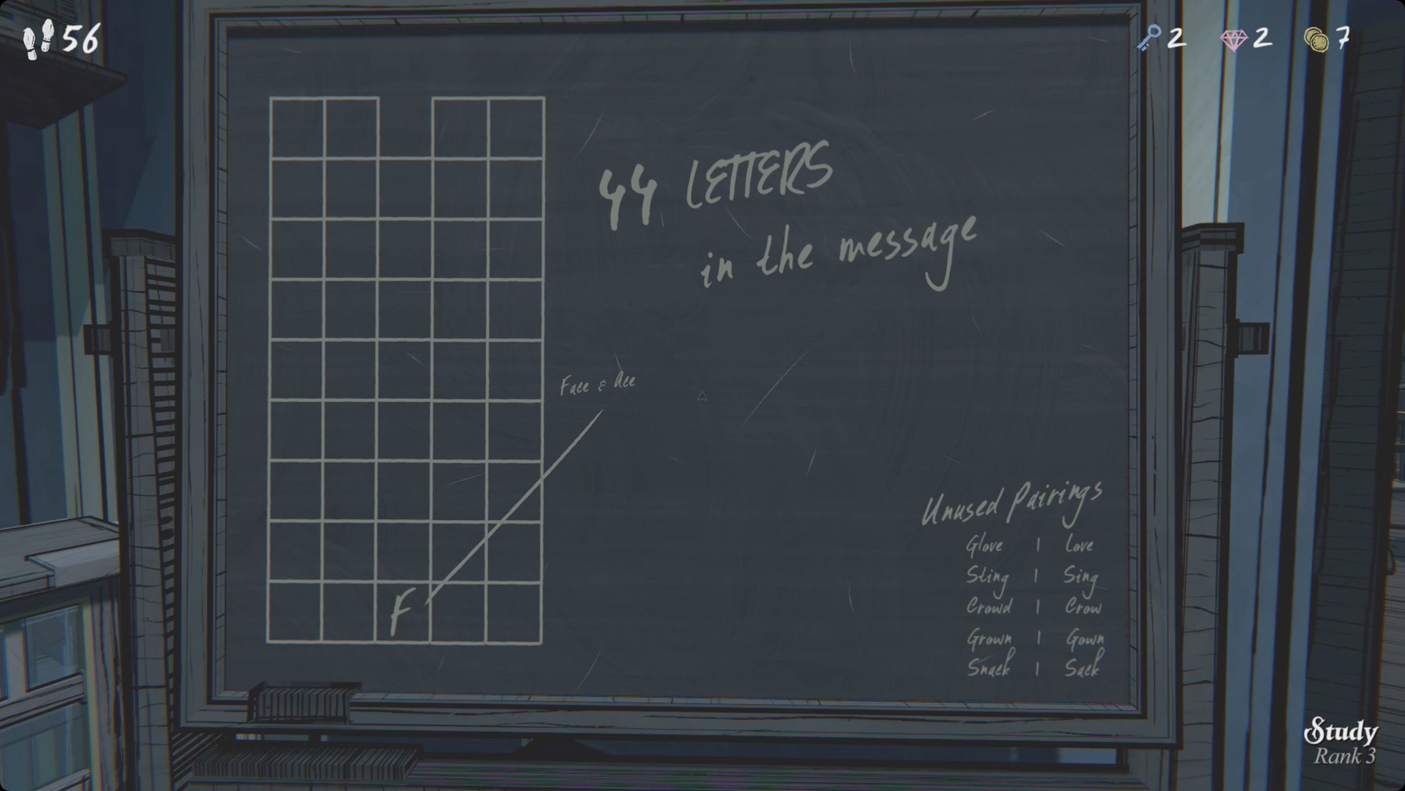 How to solve the two pictures puzzle in Blue Prince