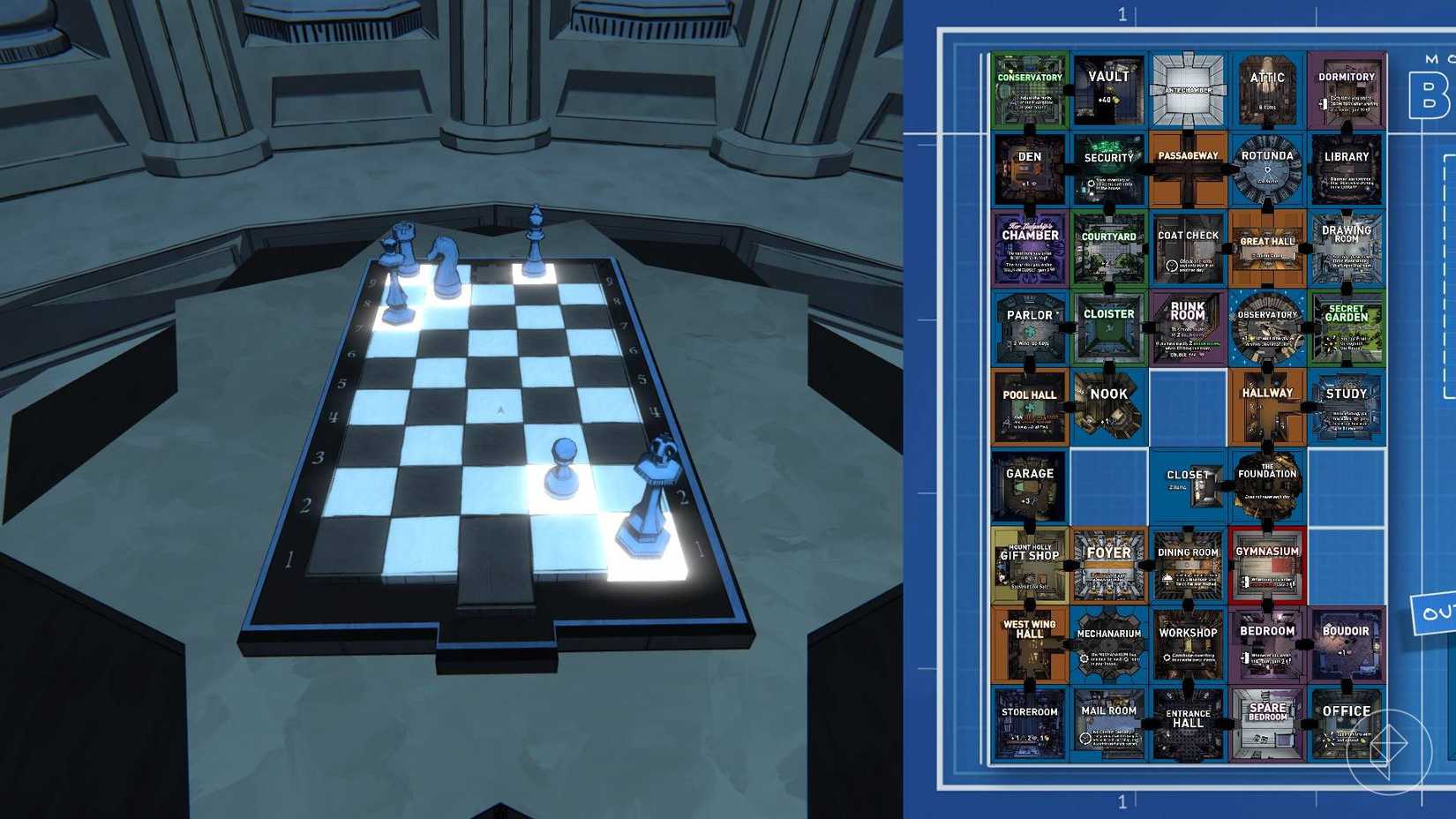 How to solve the chess puzzle in Blue Prince