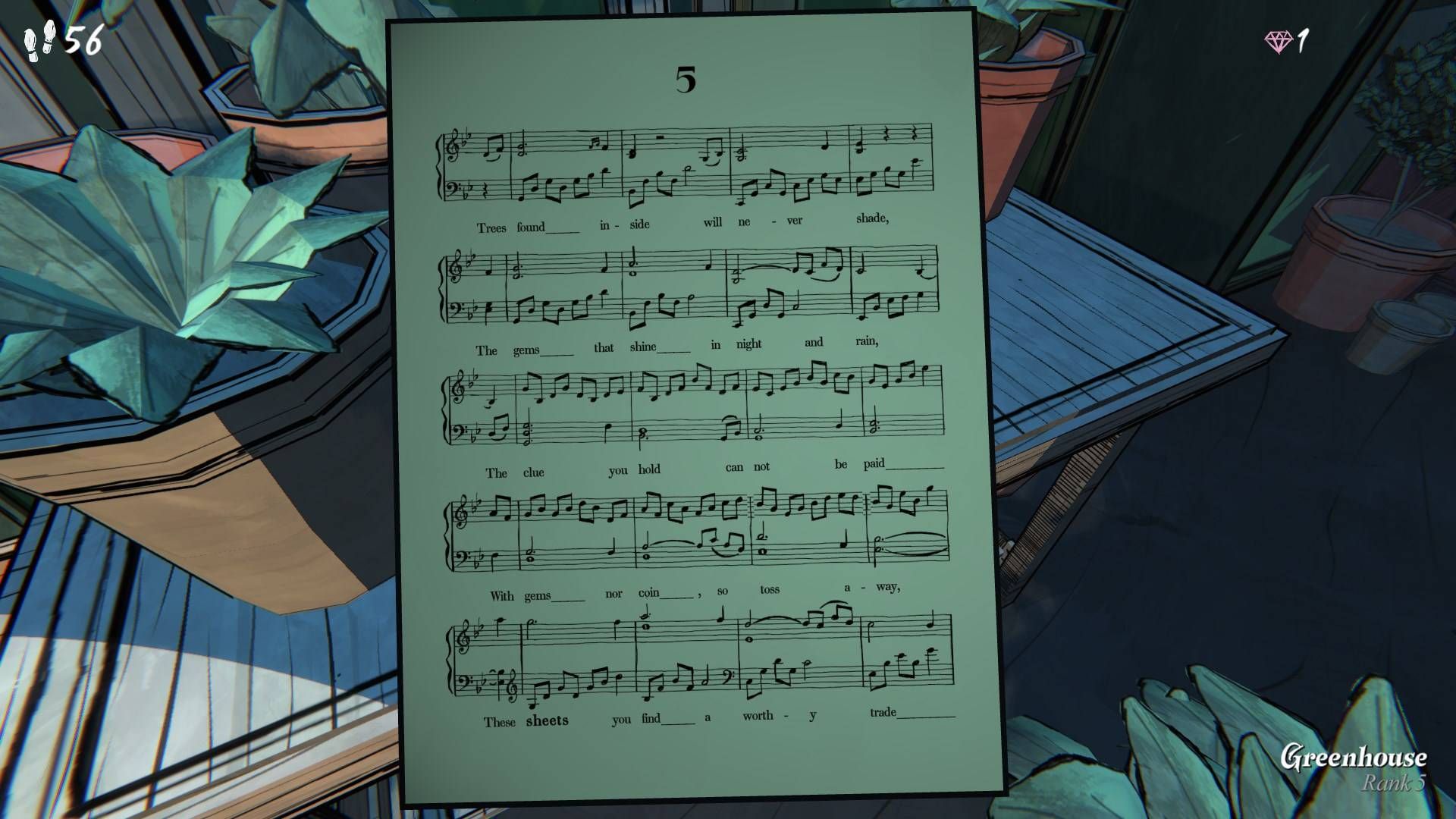All sheet music page locations and puzzle solution in Blue Prince