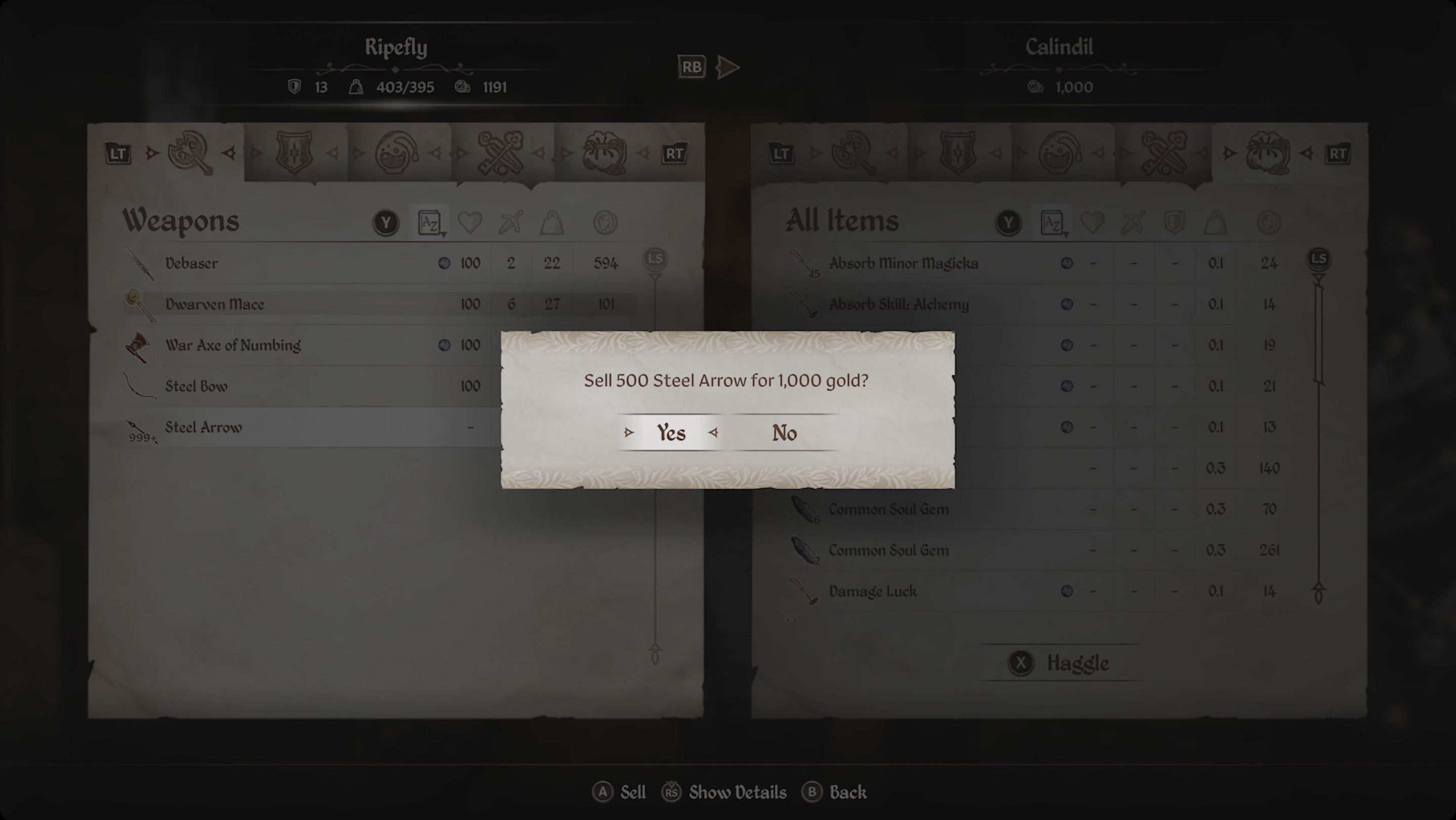 How to do the item duplication cheat in Oblivion Remastered