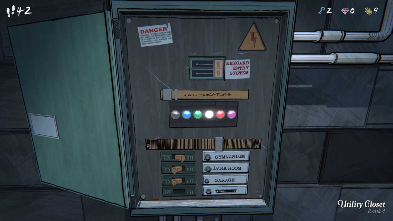 How to solve the Utility Closet breaker box puzzle in Blue Prince