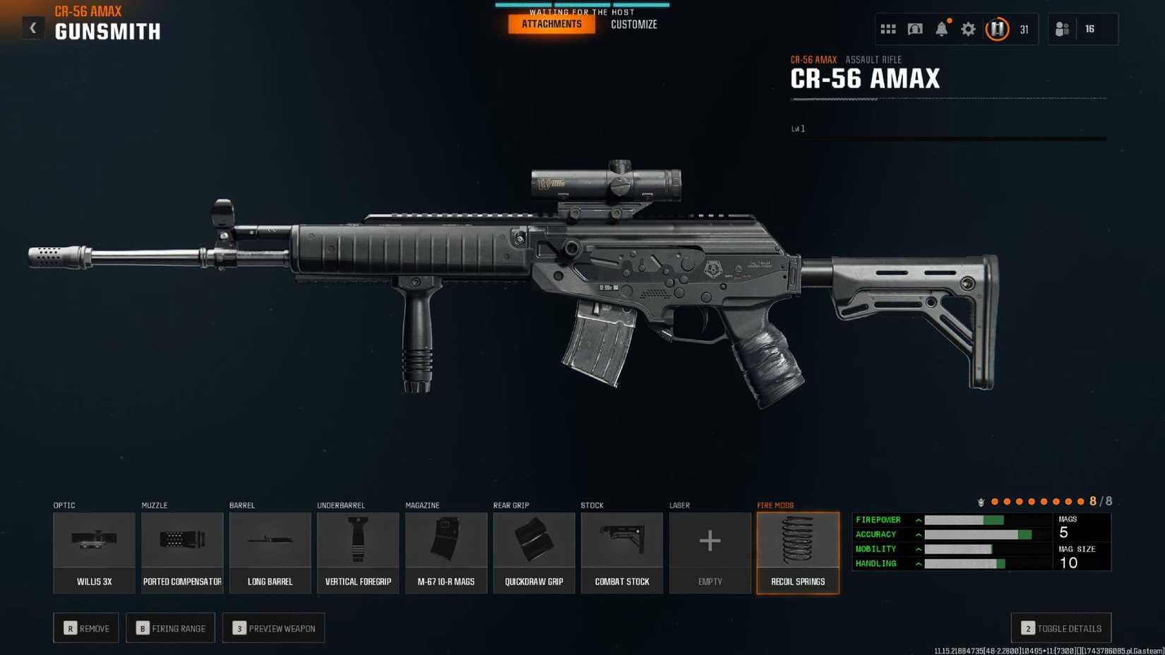 Best CR-56 AMAX loadout, class build in Black Ops 6