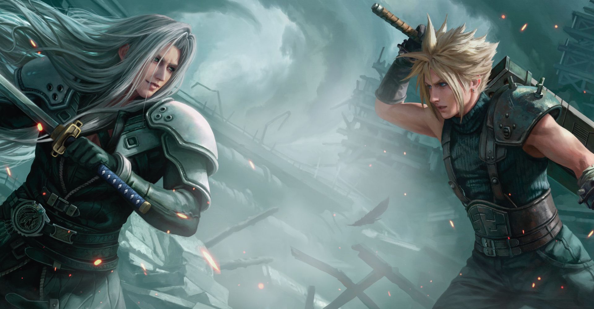Sephiroth and Cloud now clash in Magic: The Gathering