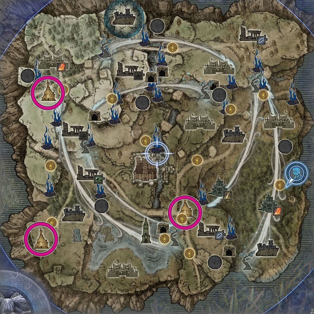 All church locations in Elden Ring Nightreign