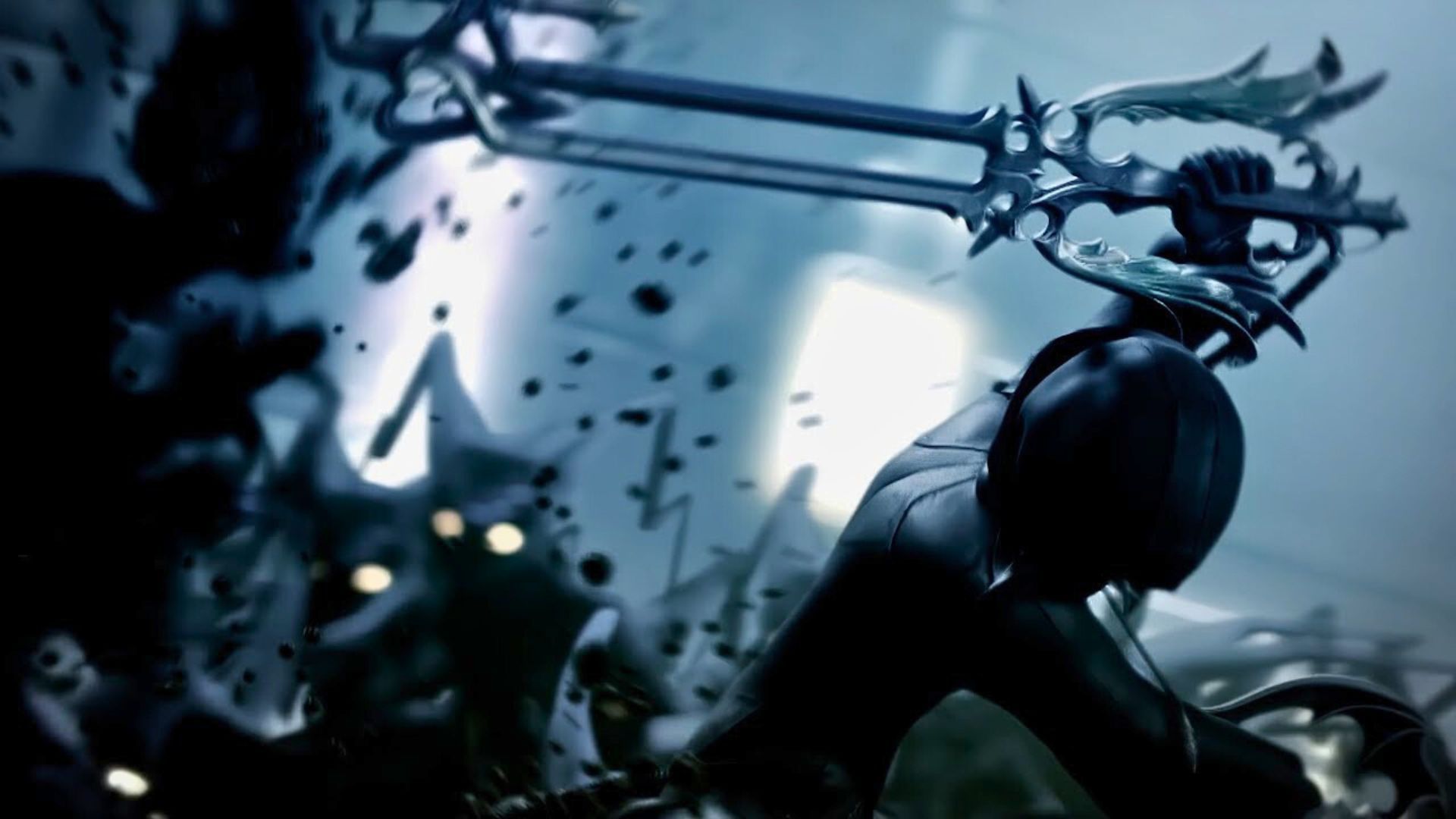 The Oblivion and Oathkeeper Keyblades embody the Kingdom Hearts themes