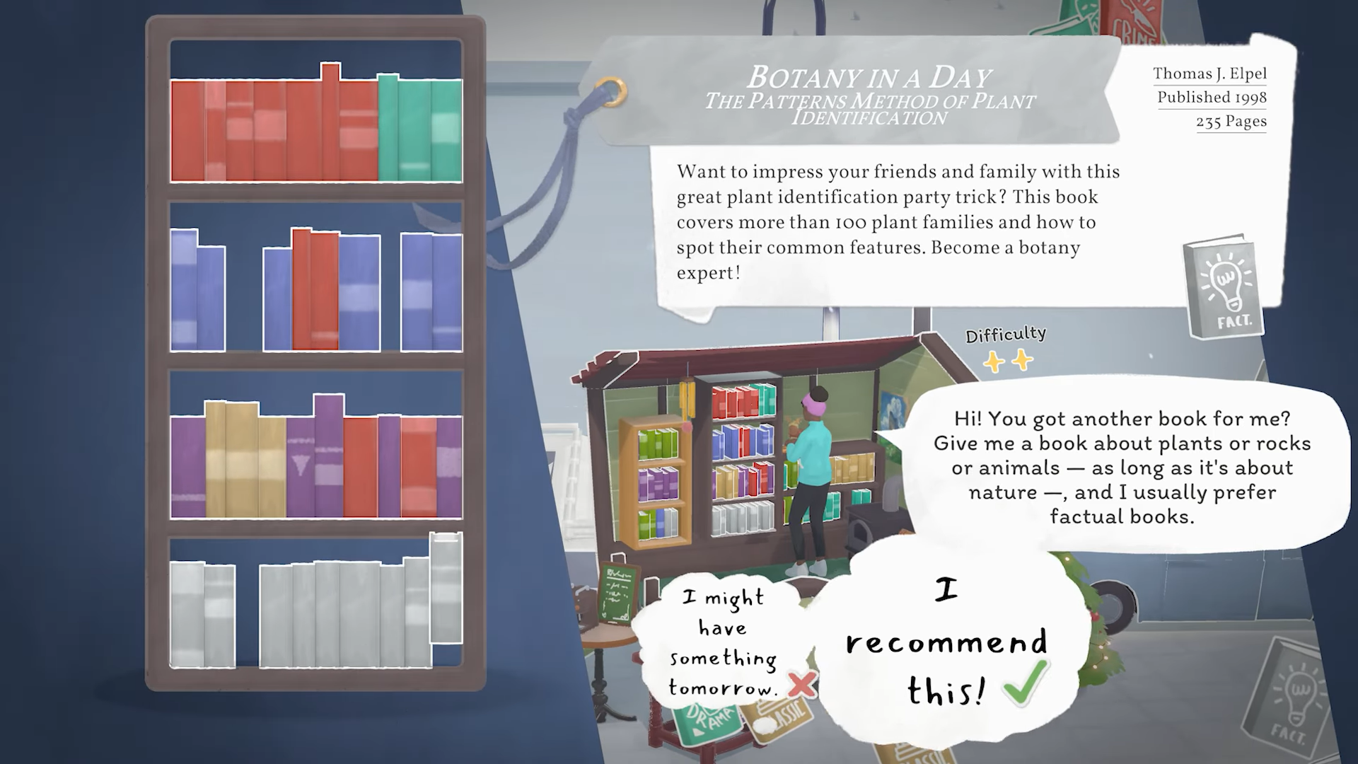 Tiny Bookshop impressions: cozy game that made me miss selling books